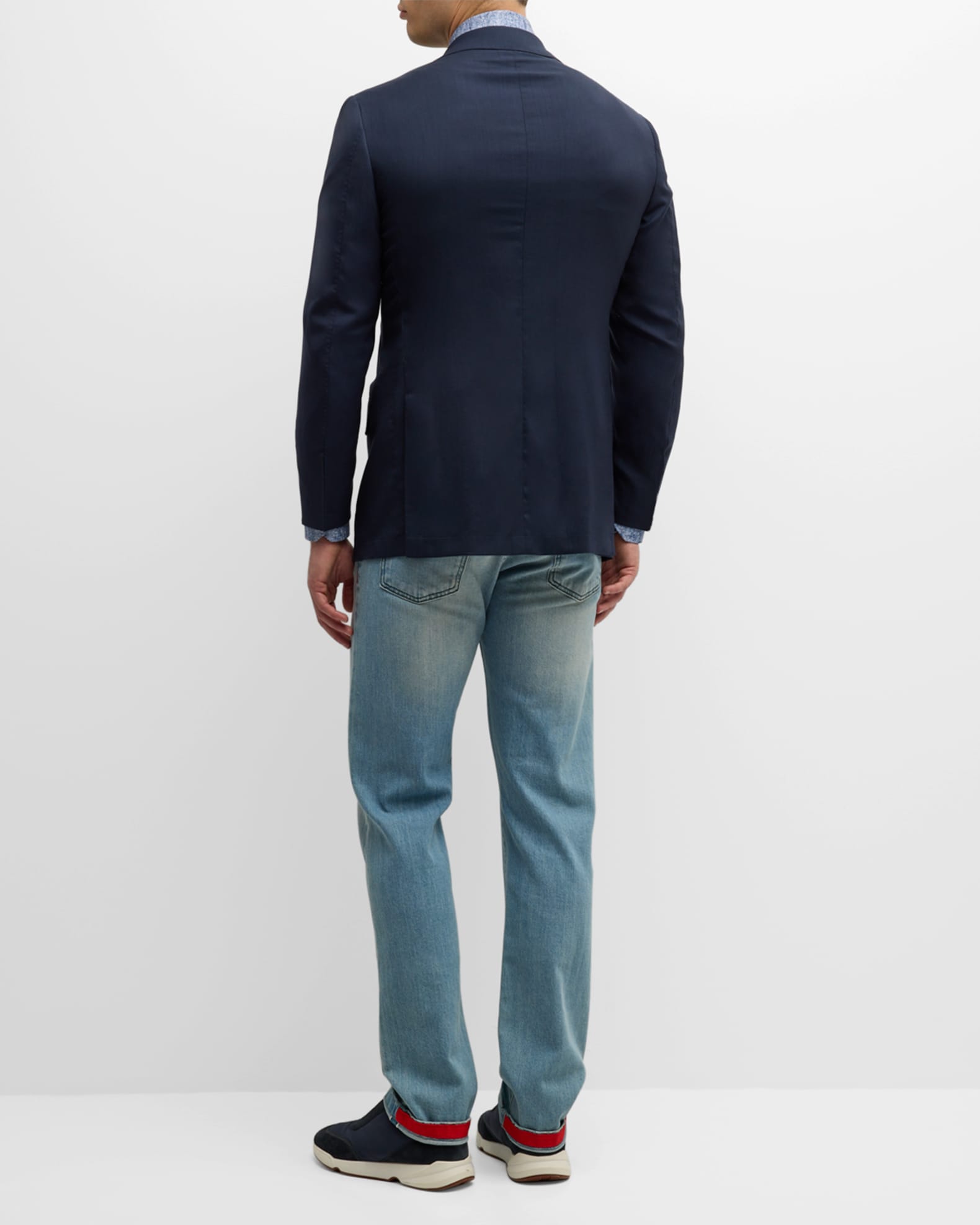 Kiton Men's Solid Cashmere Sport Coat | Neiman Marcus