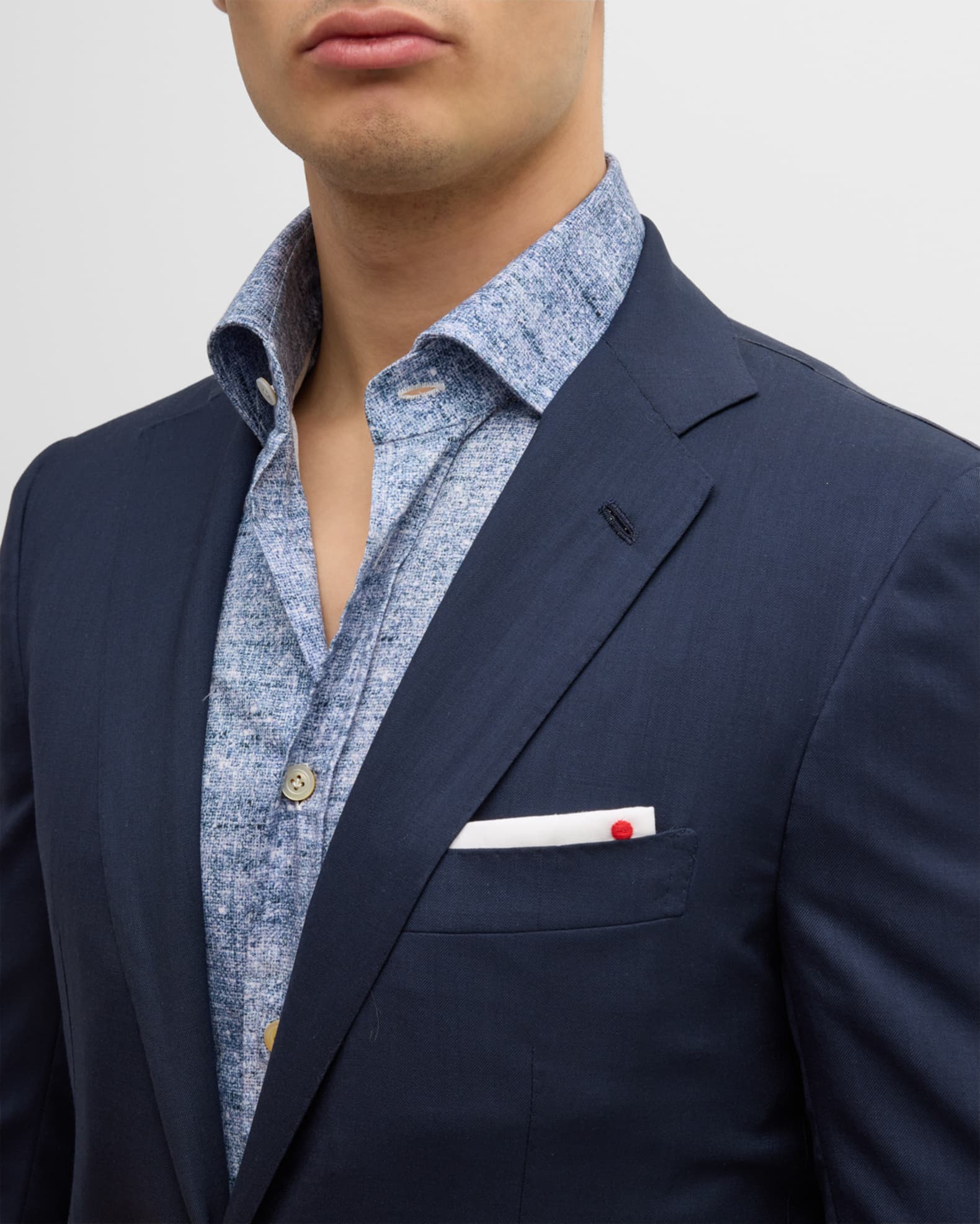 Kiton Men's Solid Cashmere Sport Coat | Neiman Marcus