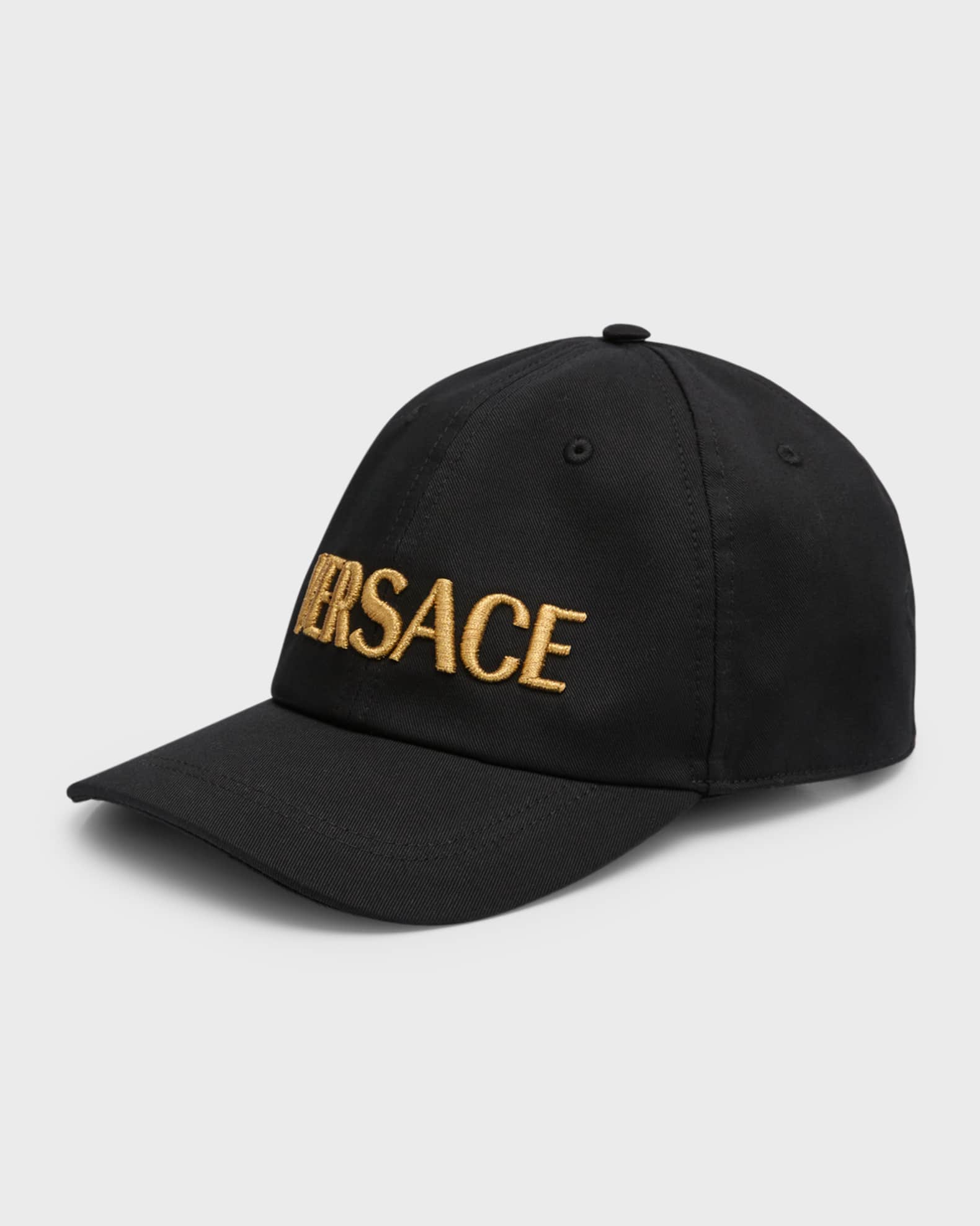 Versace Men's Embroidered Logo Baseball Cap | Neiman Marcus