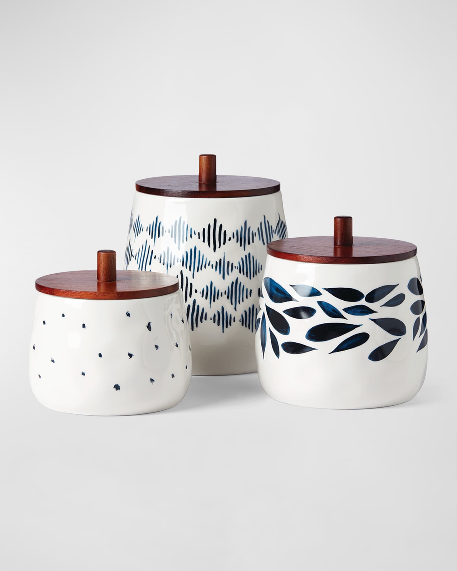 Lenox Blue Bay 3-Piece Canister Set | Neiman Marcus