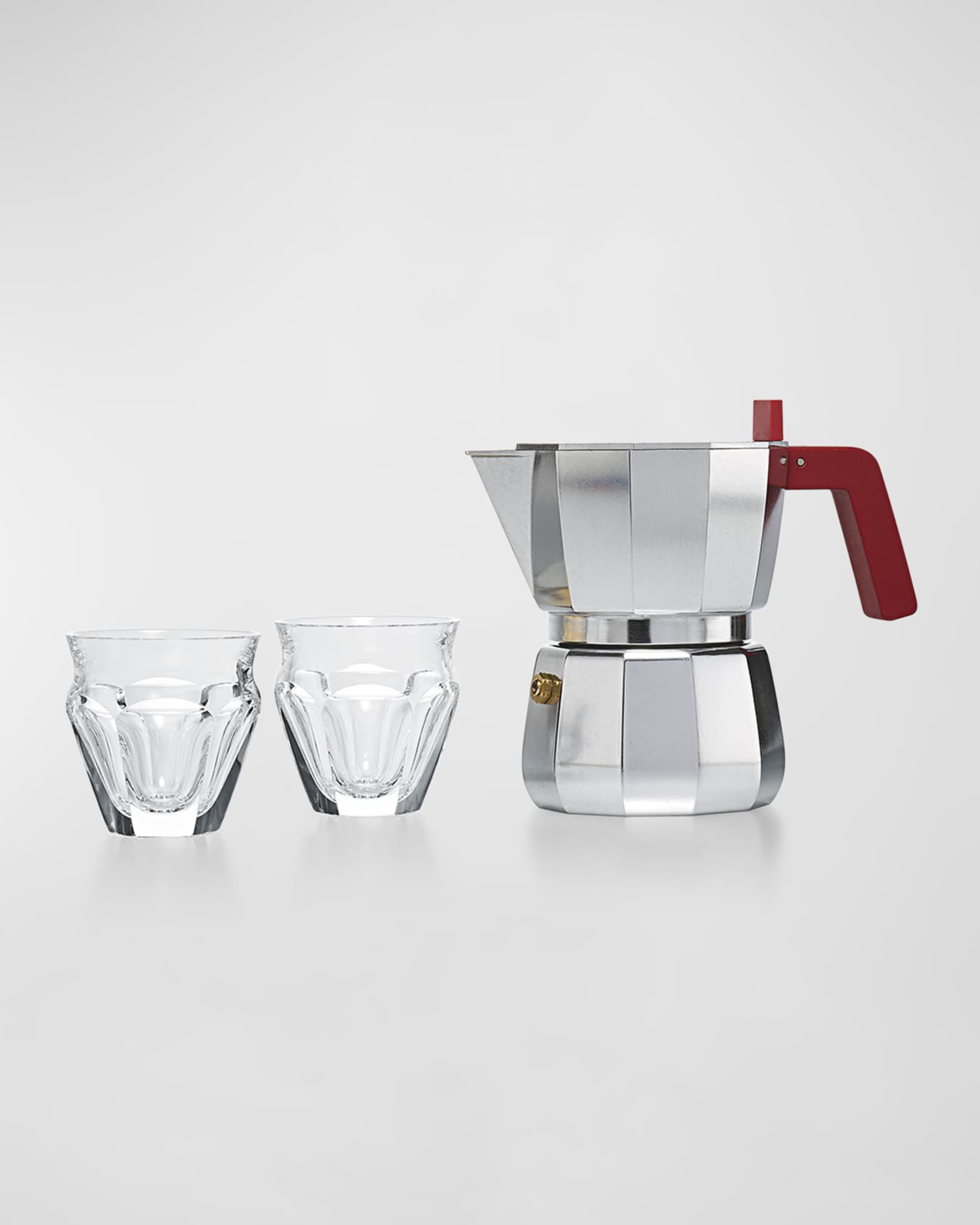 Baccarat x Alessi Harcourt Talleyrand Moka Set | Neiman Marcus