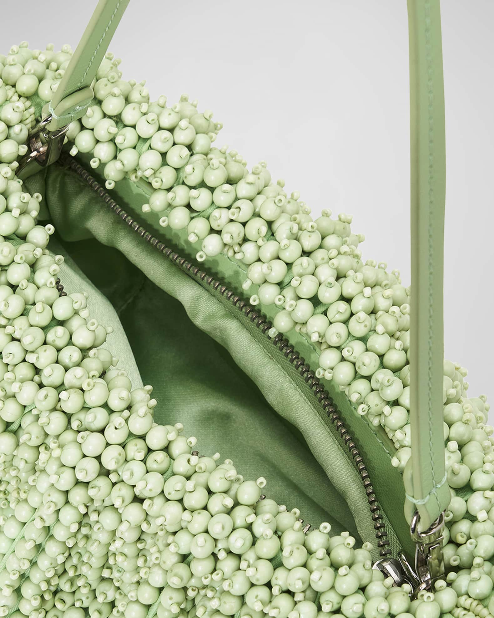 Staud Bean Beaded Convertible Shoulder Bag | Neiman Marcus