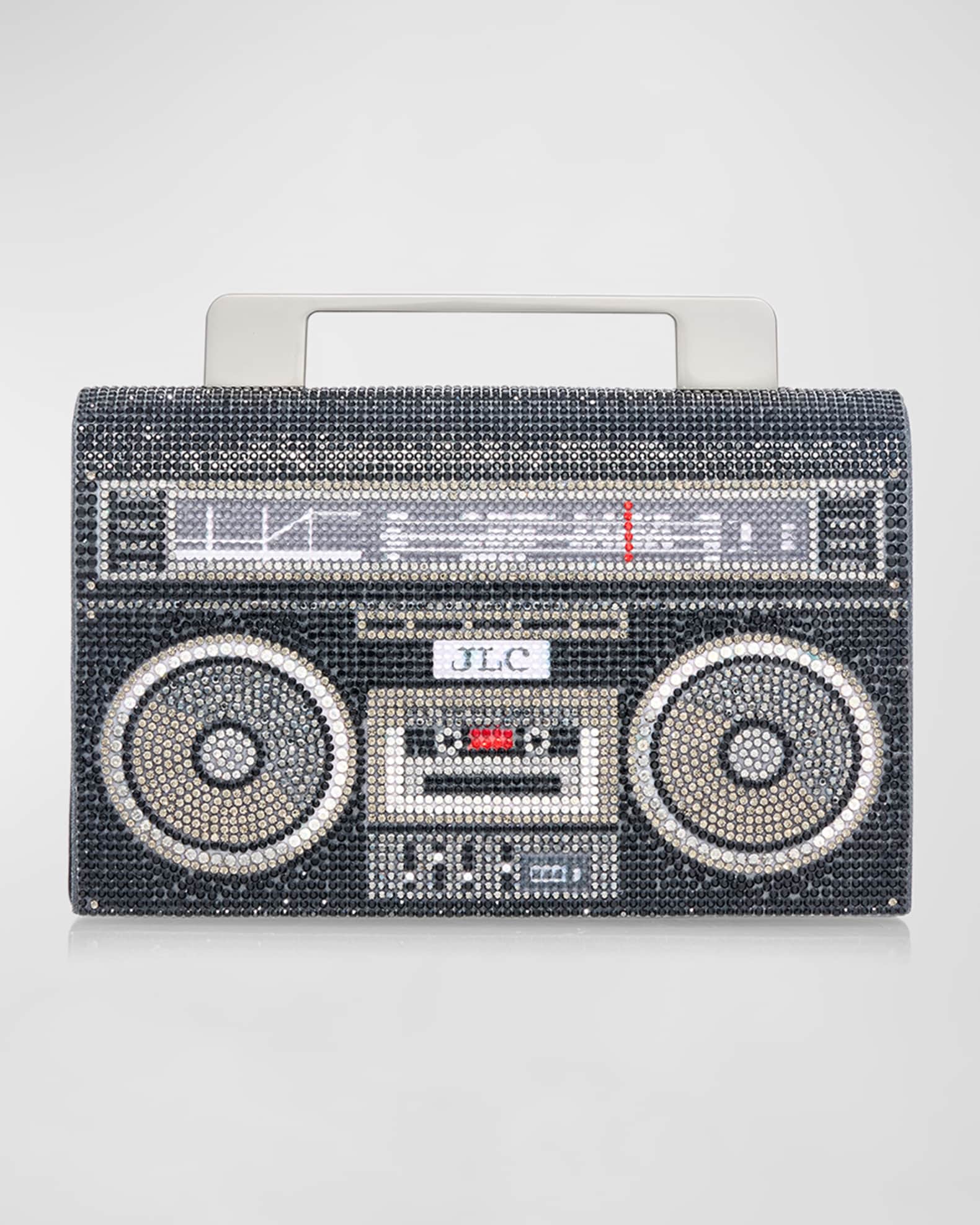 Judith Leiber Couture Boom Box Crystal Chain Crossbody Bag | Neiman Marcus