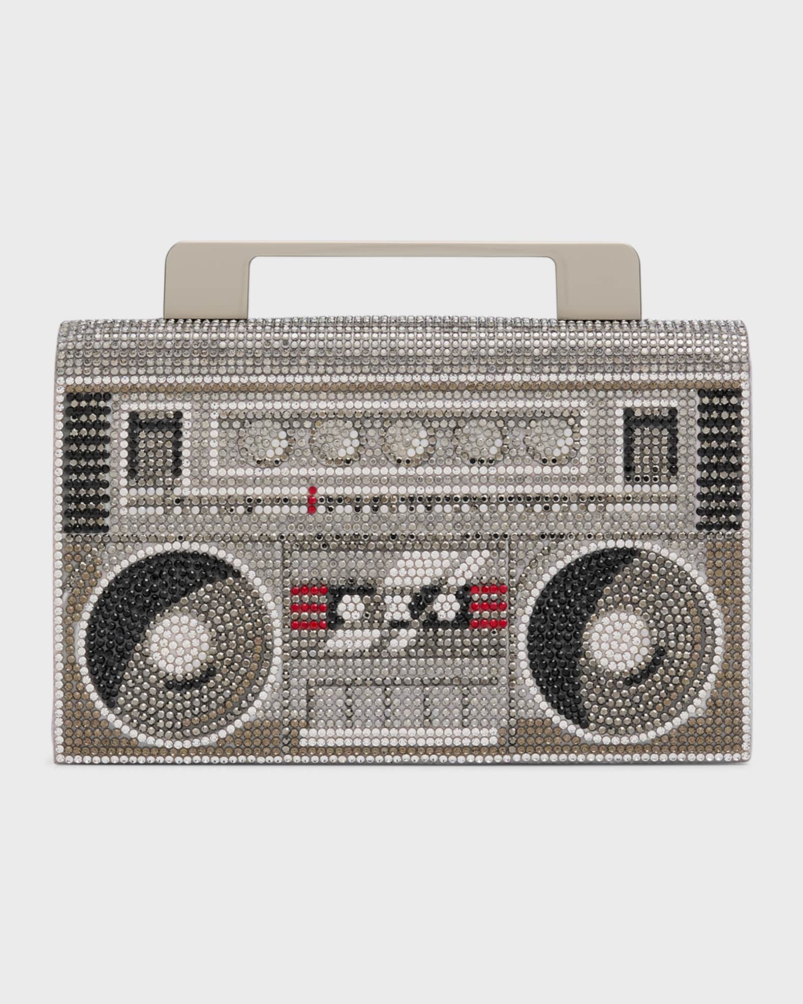 Judith Leiber Couture Boom Box Crystal Chain Crossbody Bag | Neiman Marcus