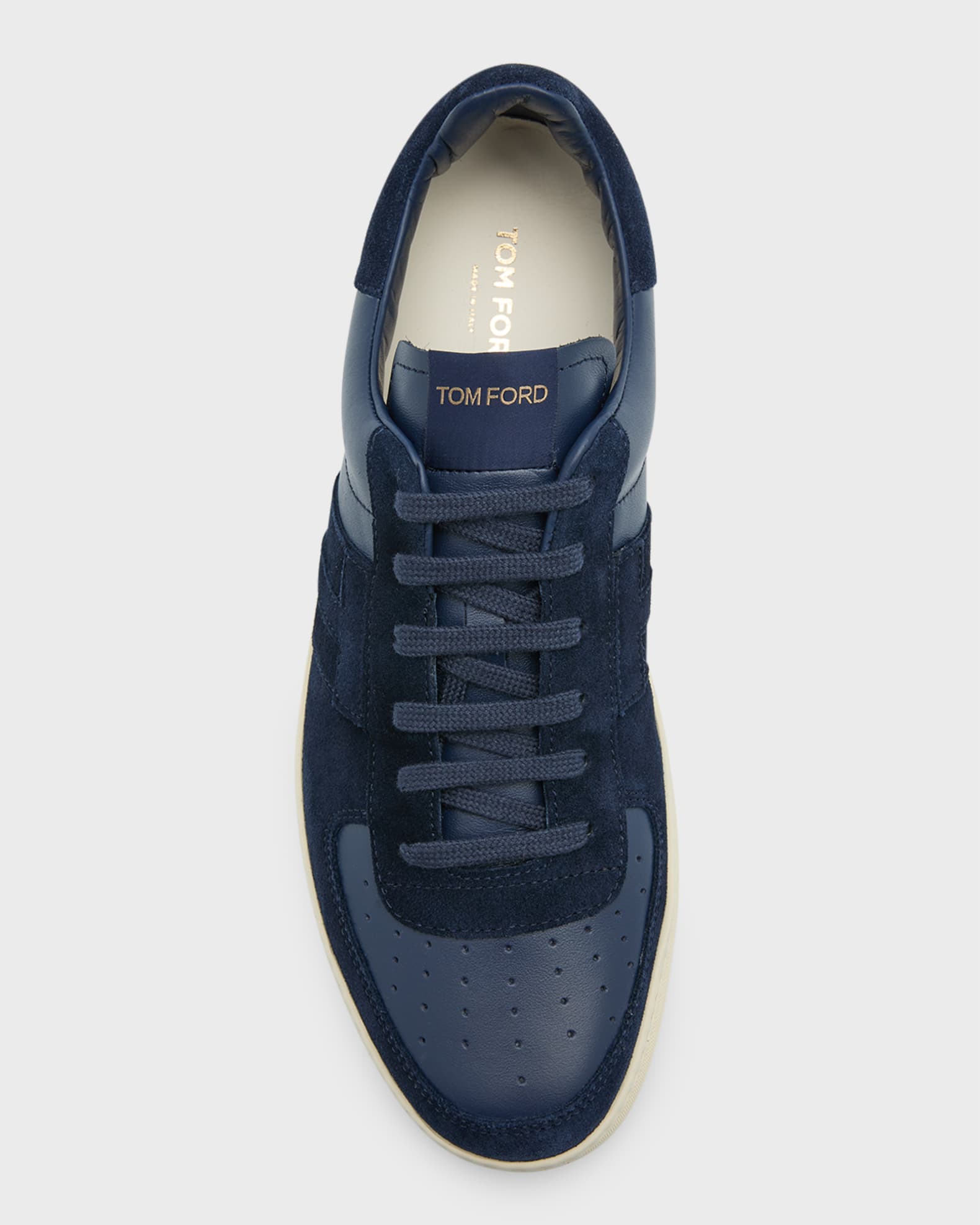 TOM FORD Men's Radcliffe Leather Low-Top Sneakers | Neiman Marcus