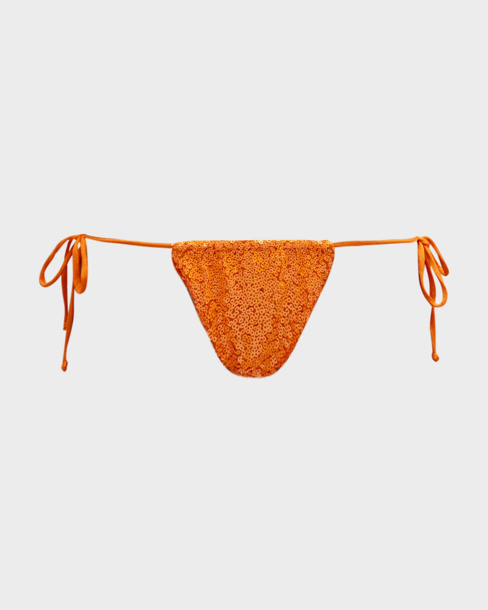 Norma Kamali Petite Sequin String Bikini Bottoms | Neiman Marcus
