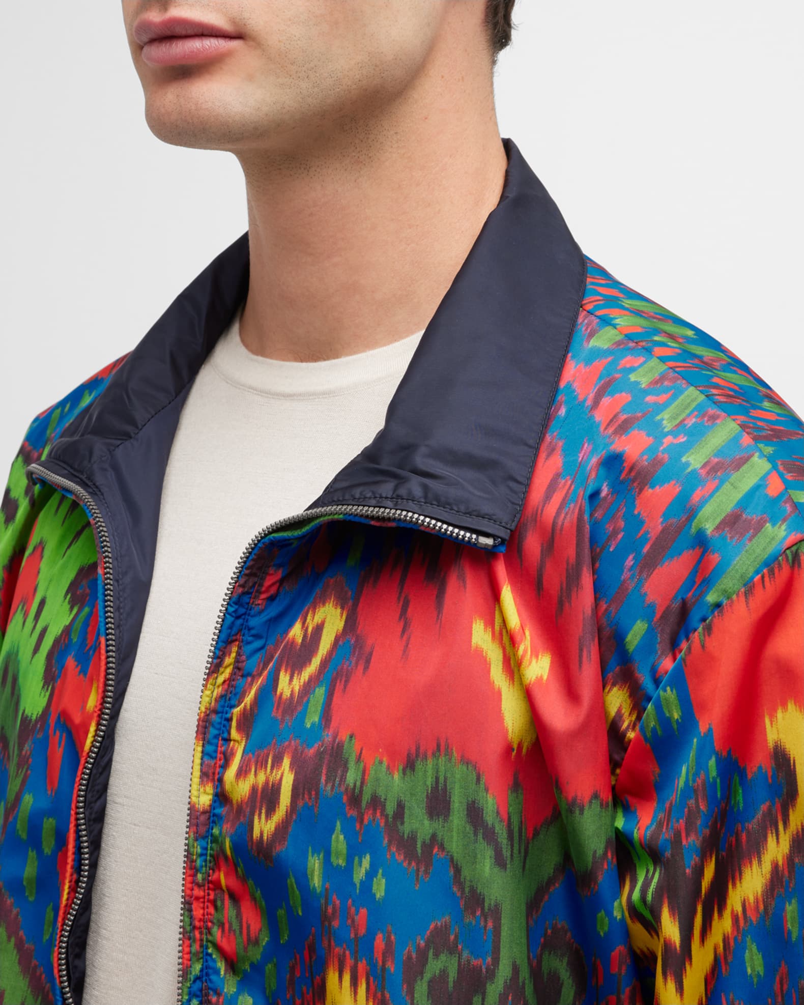 Ralph Lauren Purple Label Men's Kellen Nylon Reversible Jacket | Neiman ...