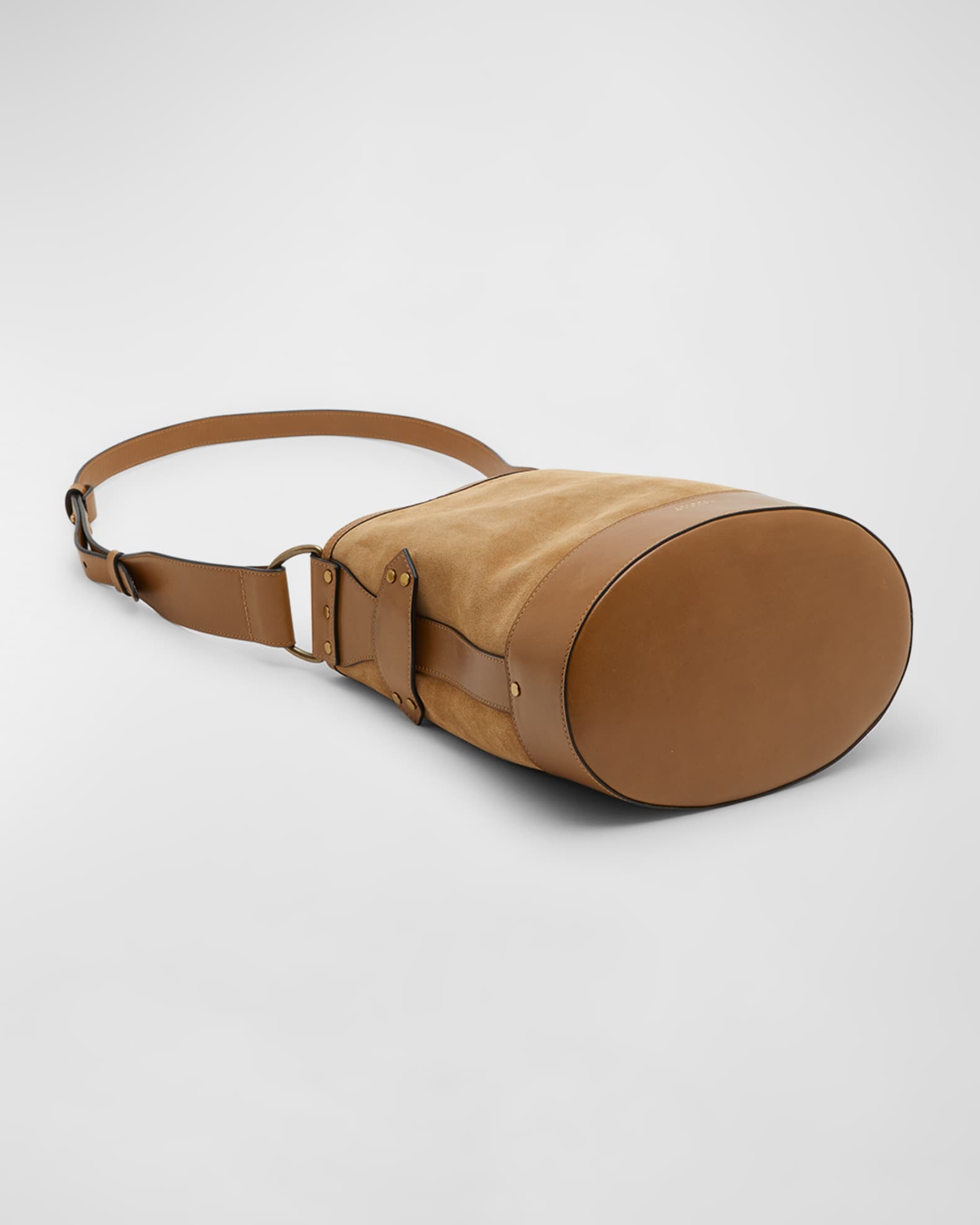 Isabel Marant Samara Suede & Leather Bucket Bag | Neiman Marcus