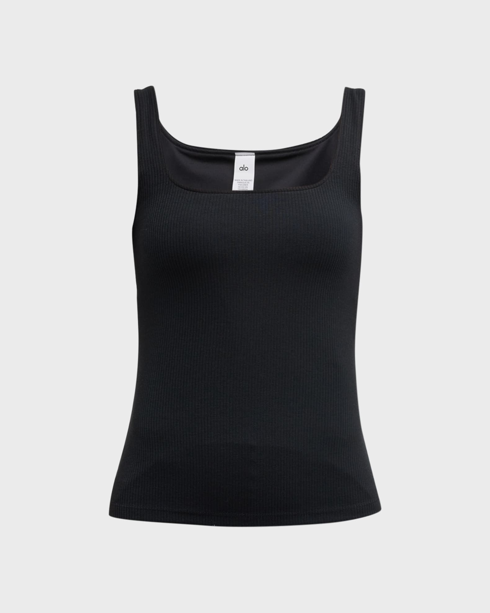 Alo Yoga Ribbed Minimalist Tank Top | Neiman Marcus