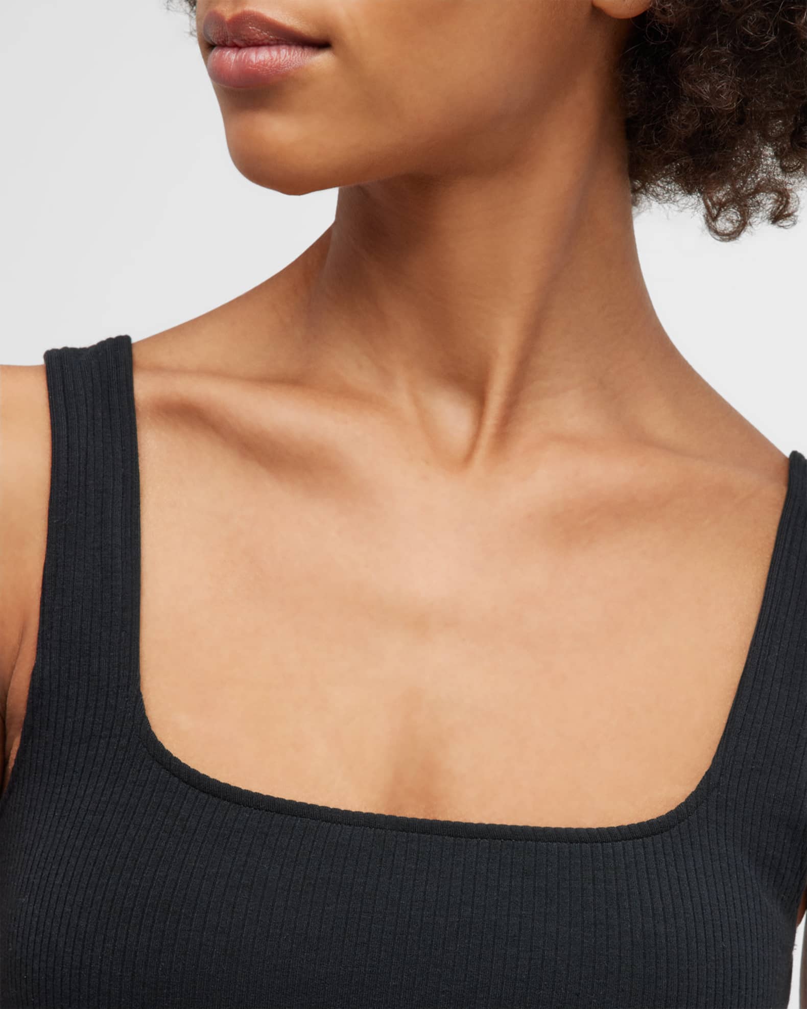Alo Yoga Ribbed Minimalist Tank Top | Neiman Marcus