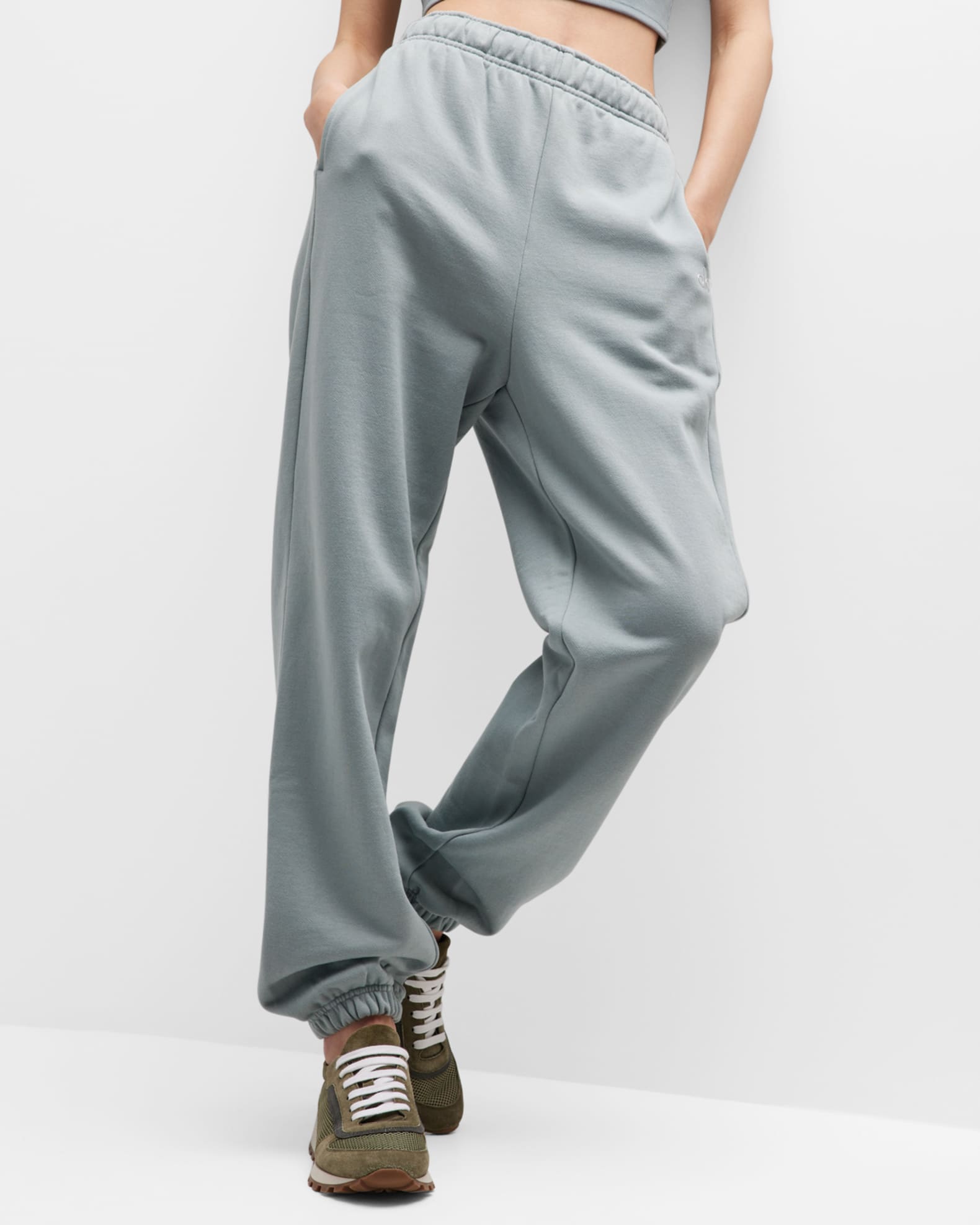 Alo Yoga Accolade French Terry Sweatpants | Neiman Marcus