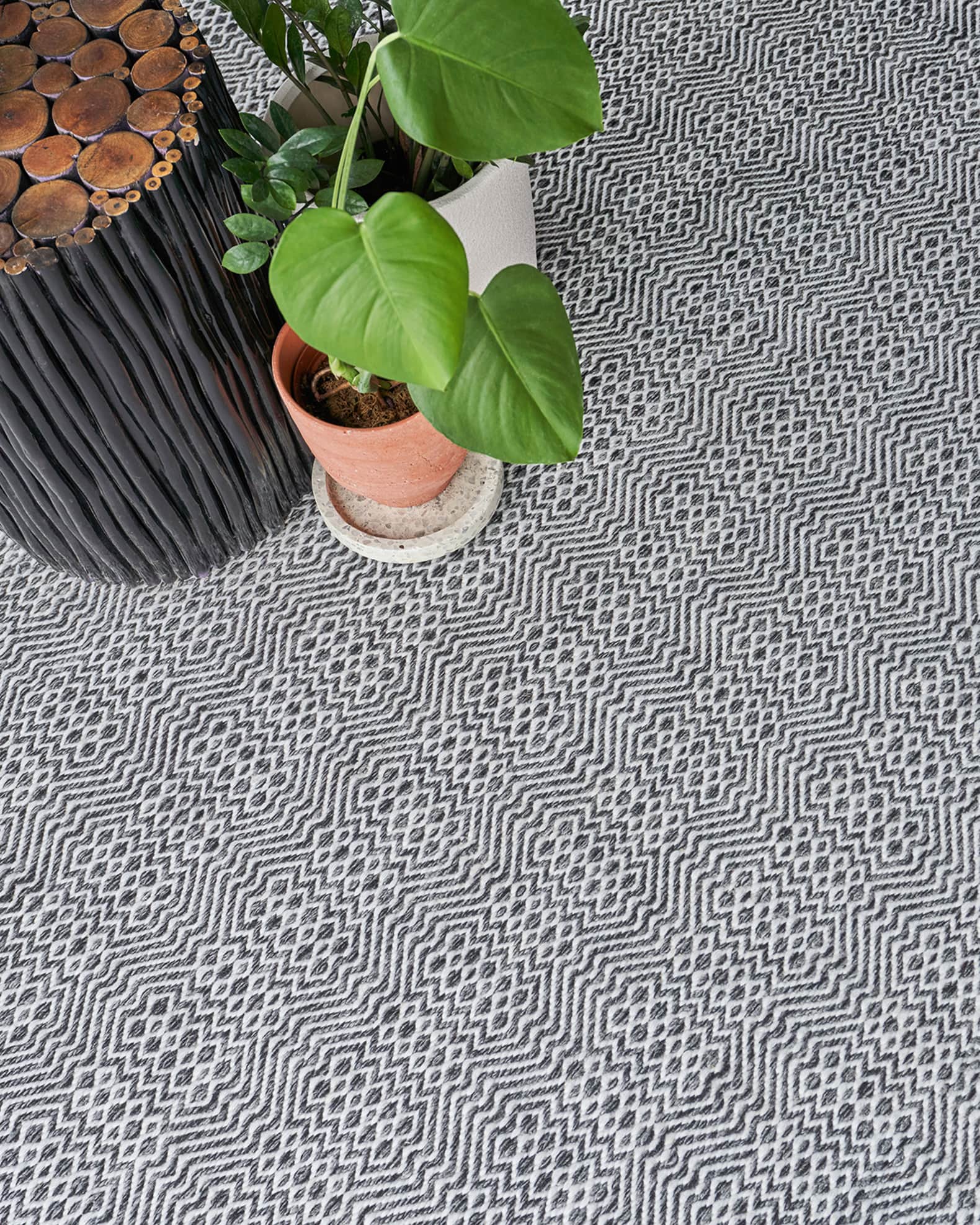 Naomi Indoor/Outdoor Flat-Weave Rug | Neiman Marcus