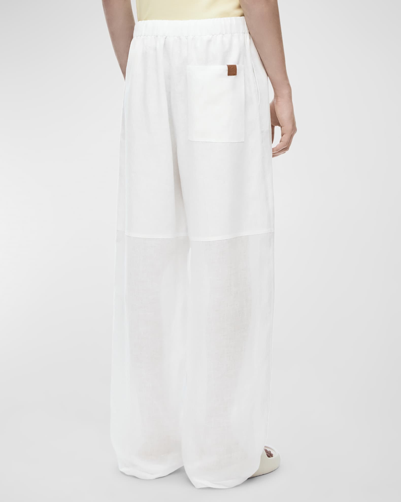 Loewe Men's Linen-Blend Drawstring Pants | Neiman Marcus