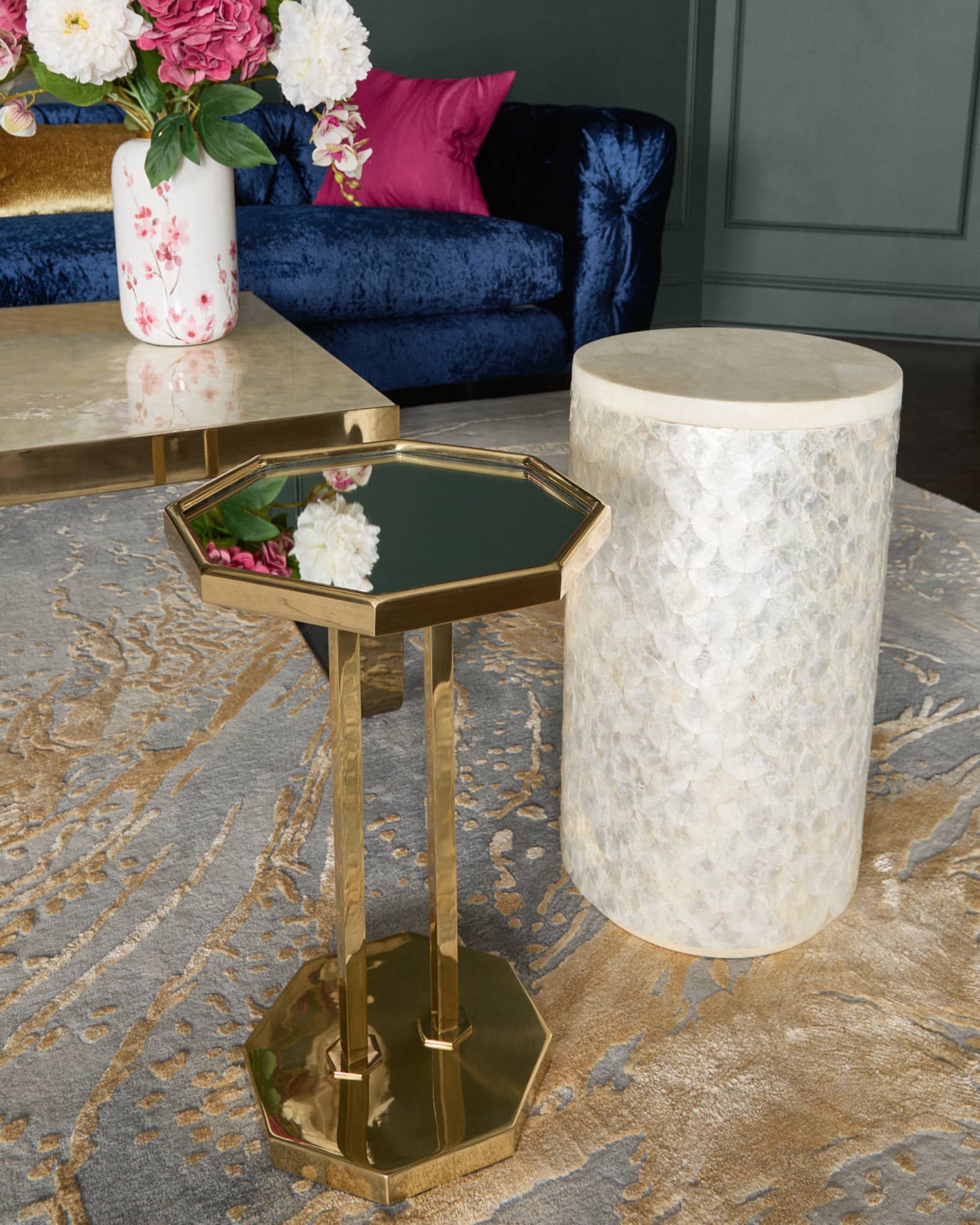 Century Furniture Torano Octagonal Side Table | Neiman Marcus