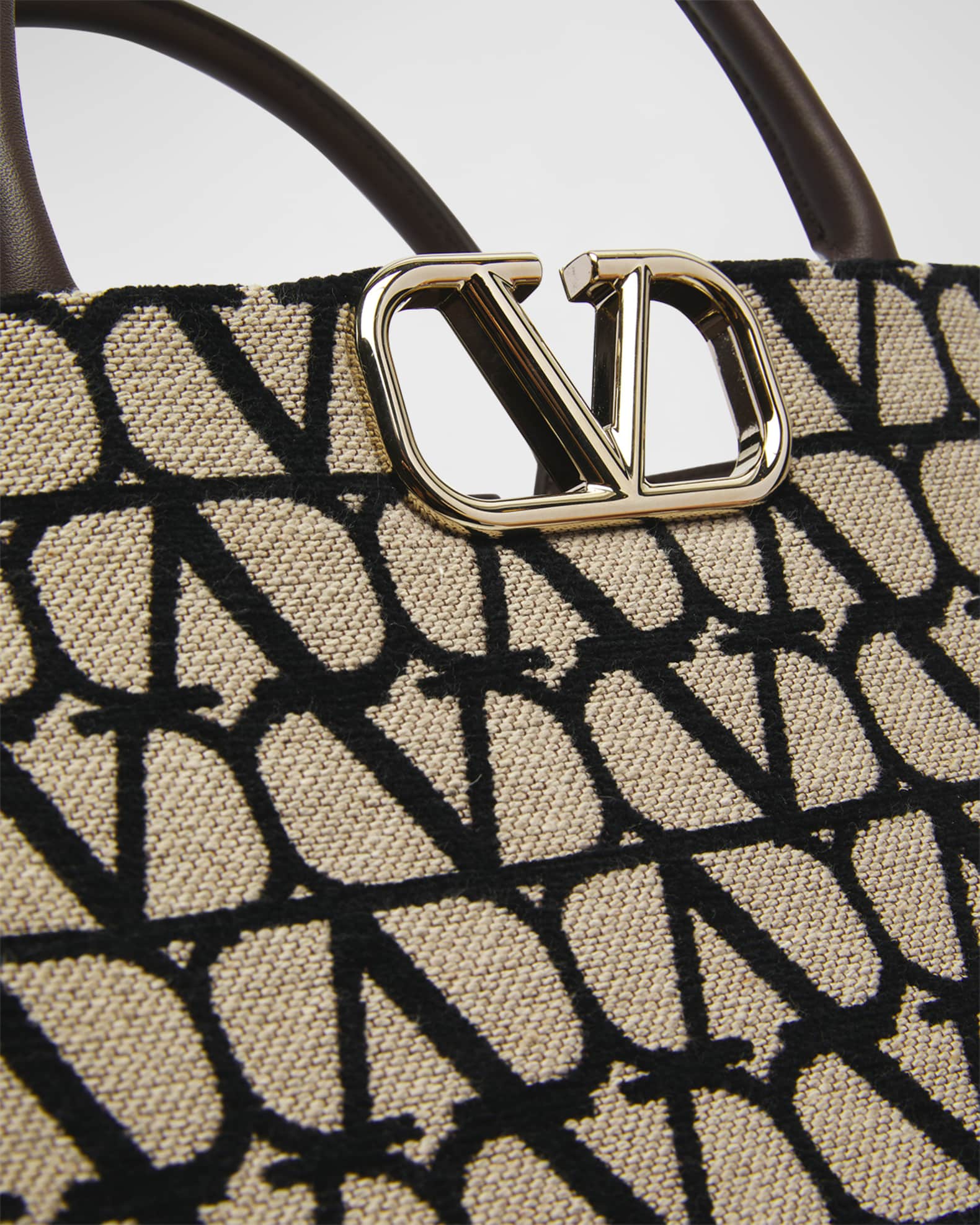 Valentino Garavani VLOGO Medium Toile Iconographe Tote Bag | Neiman Marcus