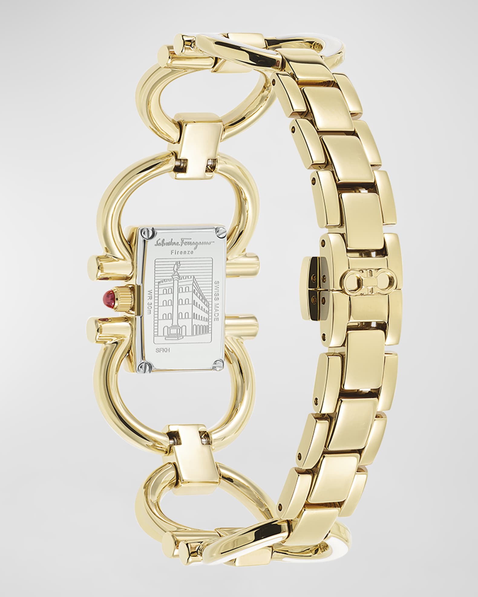 Ferragamo Double Gancini Mini Bracelet Watch | Neiman Marcus