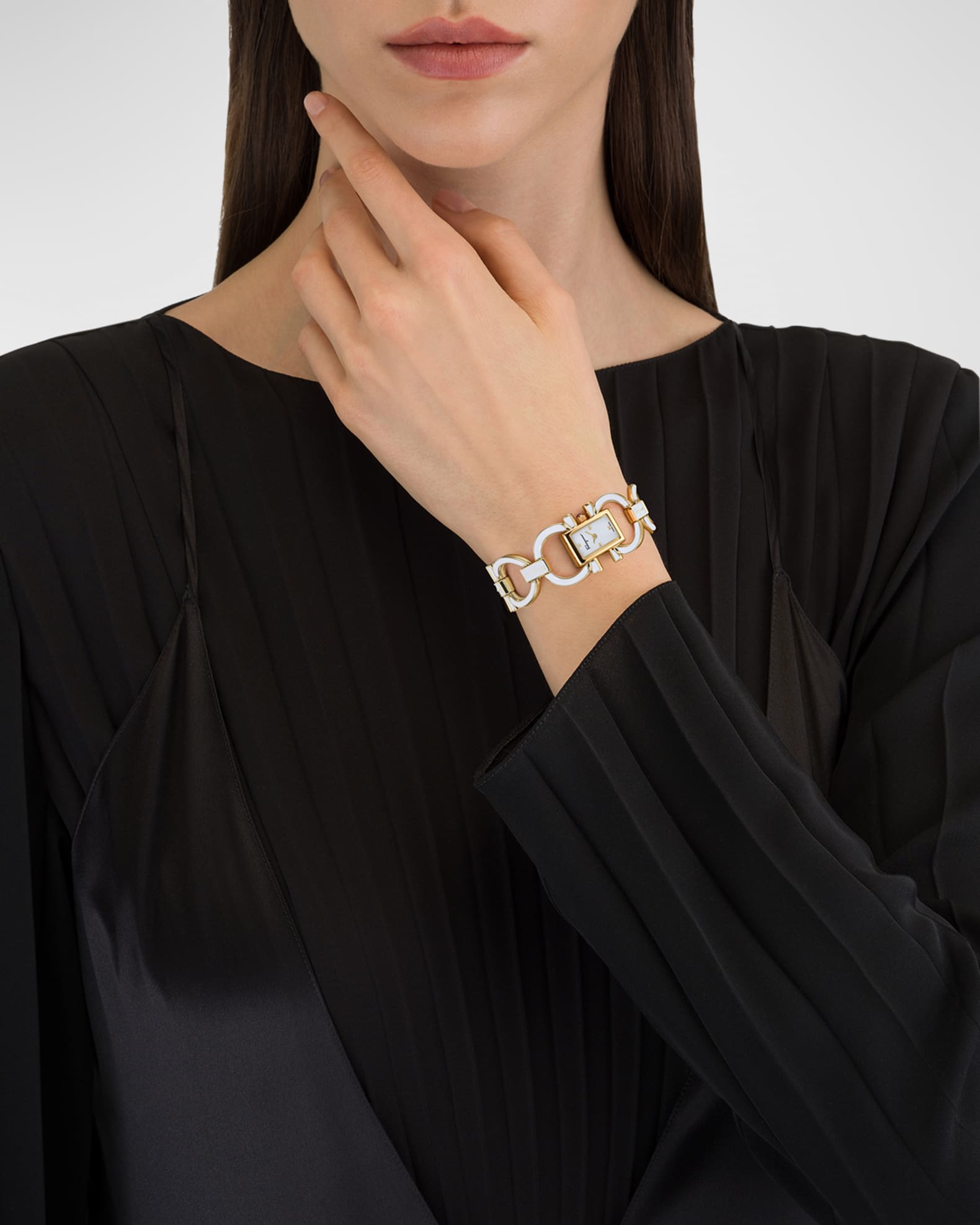 Ferragamo Double Gancini Mini Bracelet Watch | Neiman Marcus