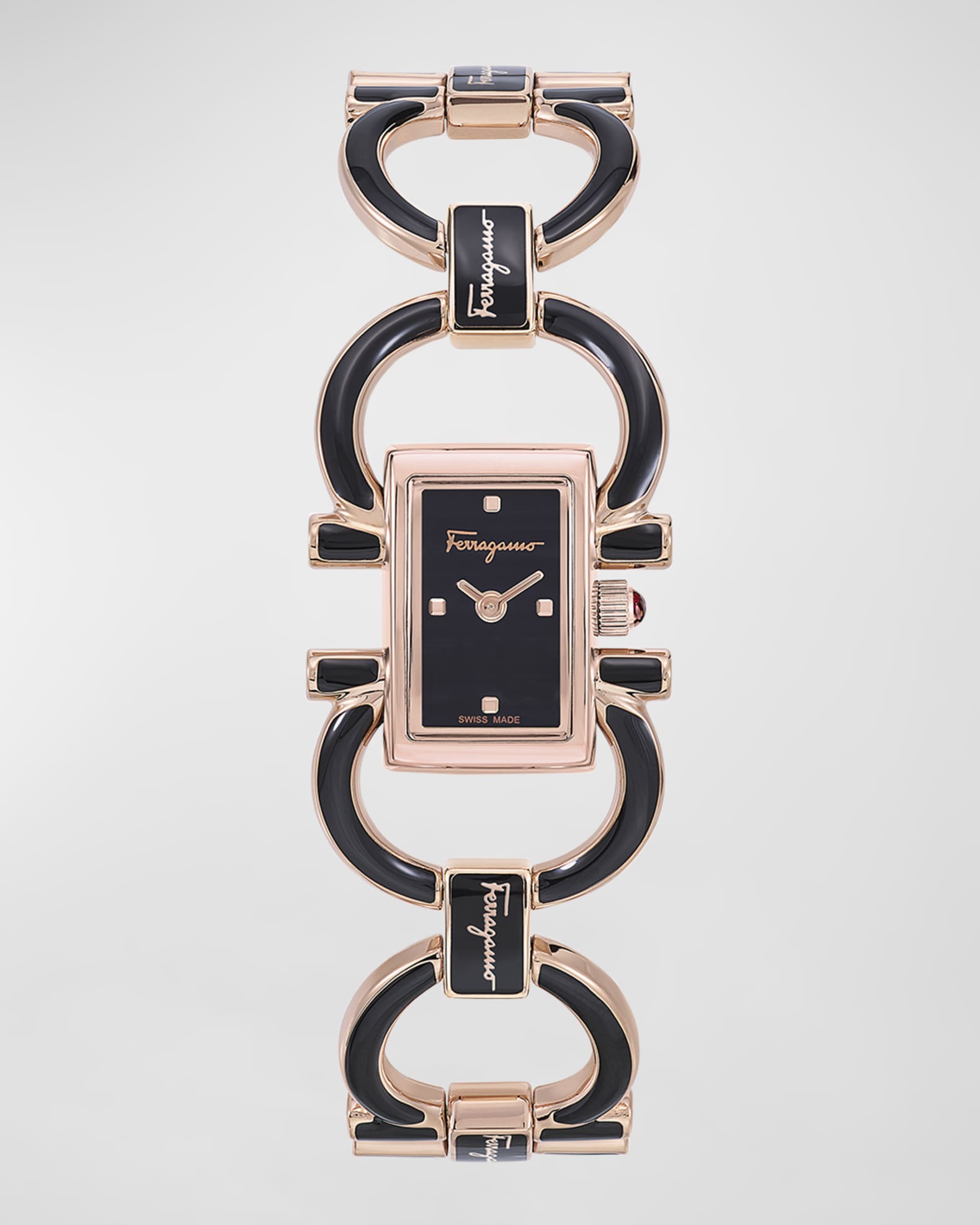 Double Gancini Mini Bracelet Watch | Neiman Marcus