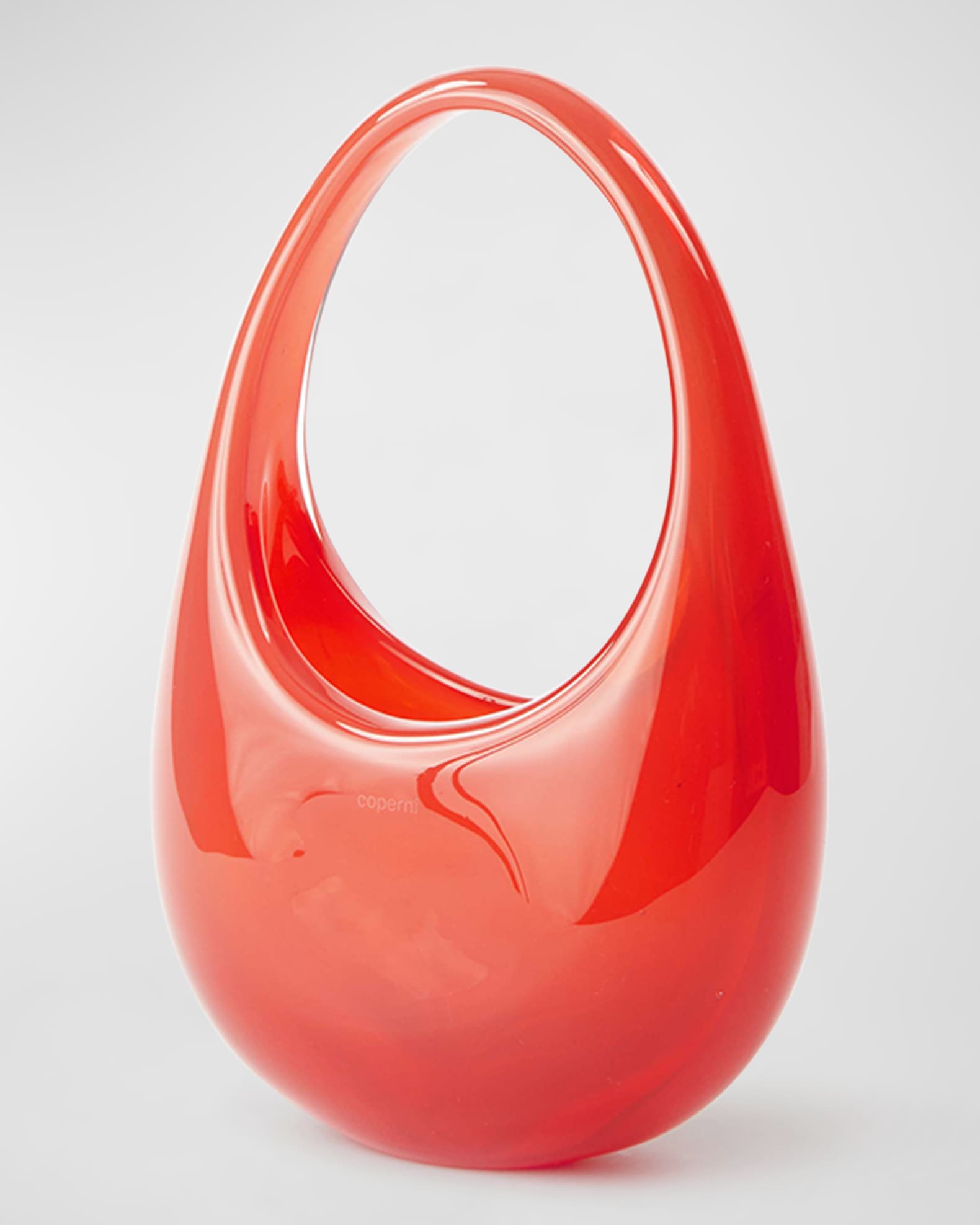 Coperni Swipe Mini Glass Top-Handle Bag | Neiman Marcus