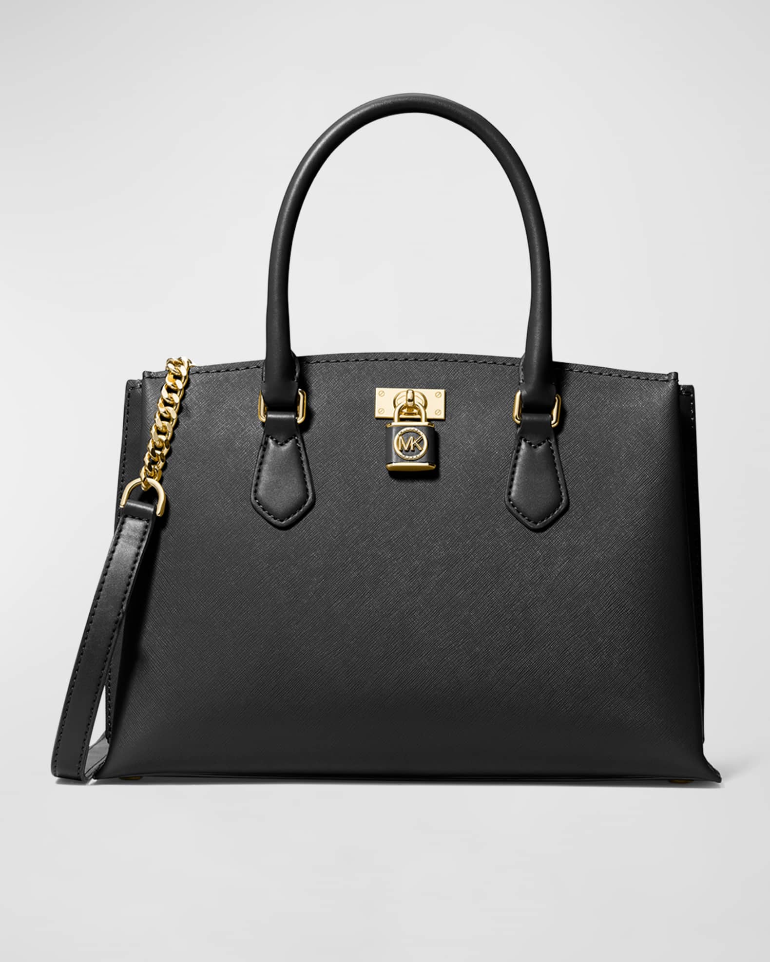 MICHAEL Michael Kors Ruby Medium Leather Satchel Bag | Neiman Marcus