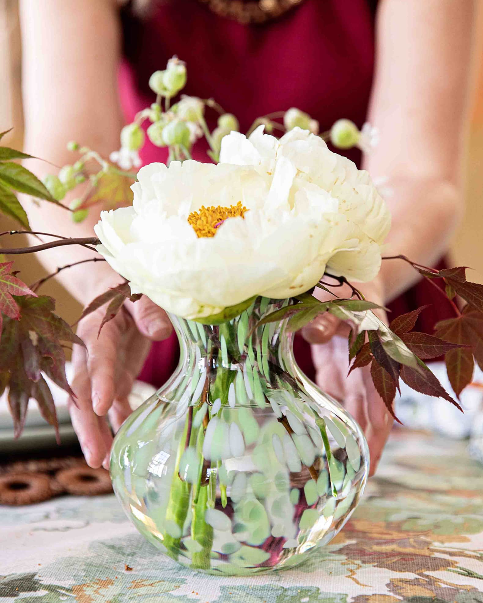 Juliska Puro Glass Vase, 6" | Neiman Marcus