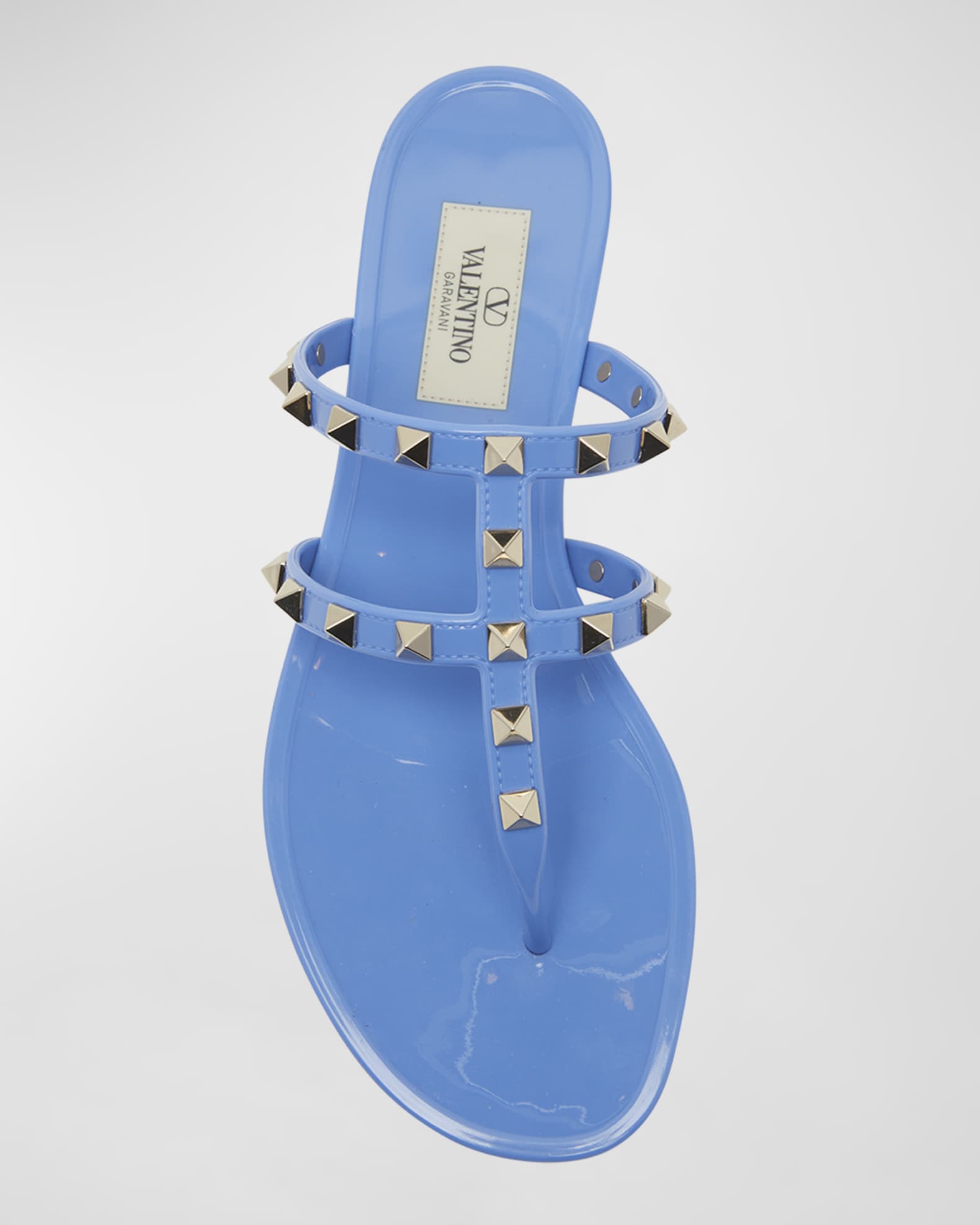 Valentino Garavani Summer Rockstud Thong Sandals | Neiman Marcus