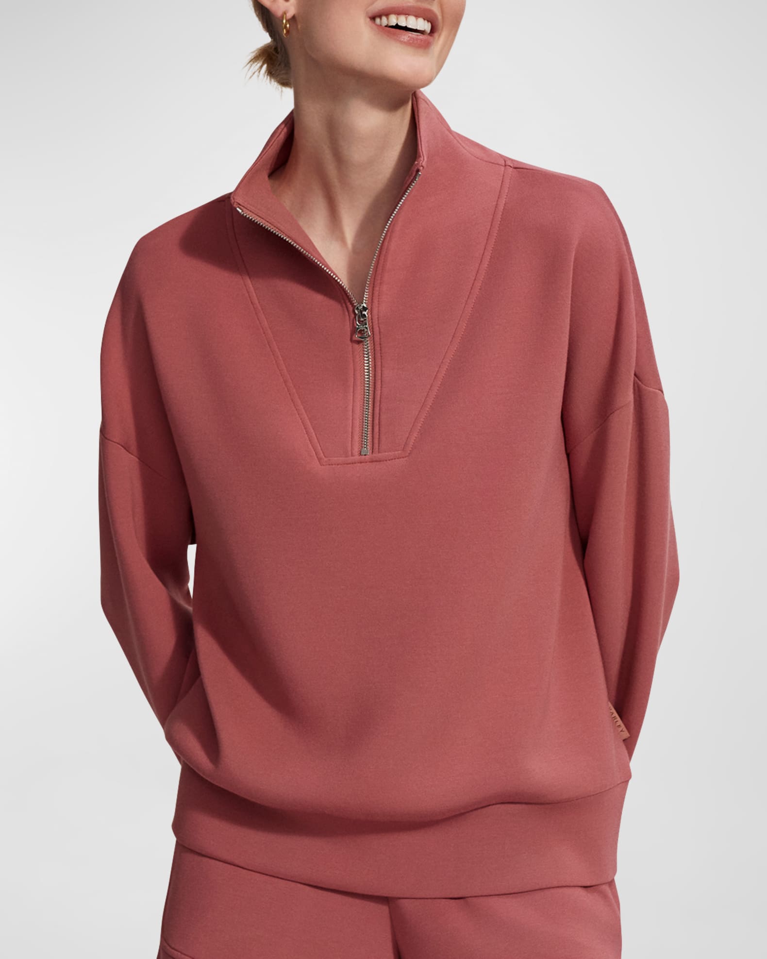 Varley Hawley Half-Zip Sweatshirt | Neiman Marcus