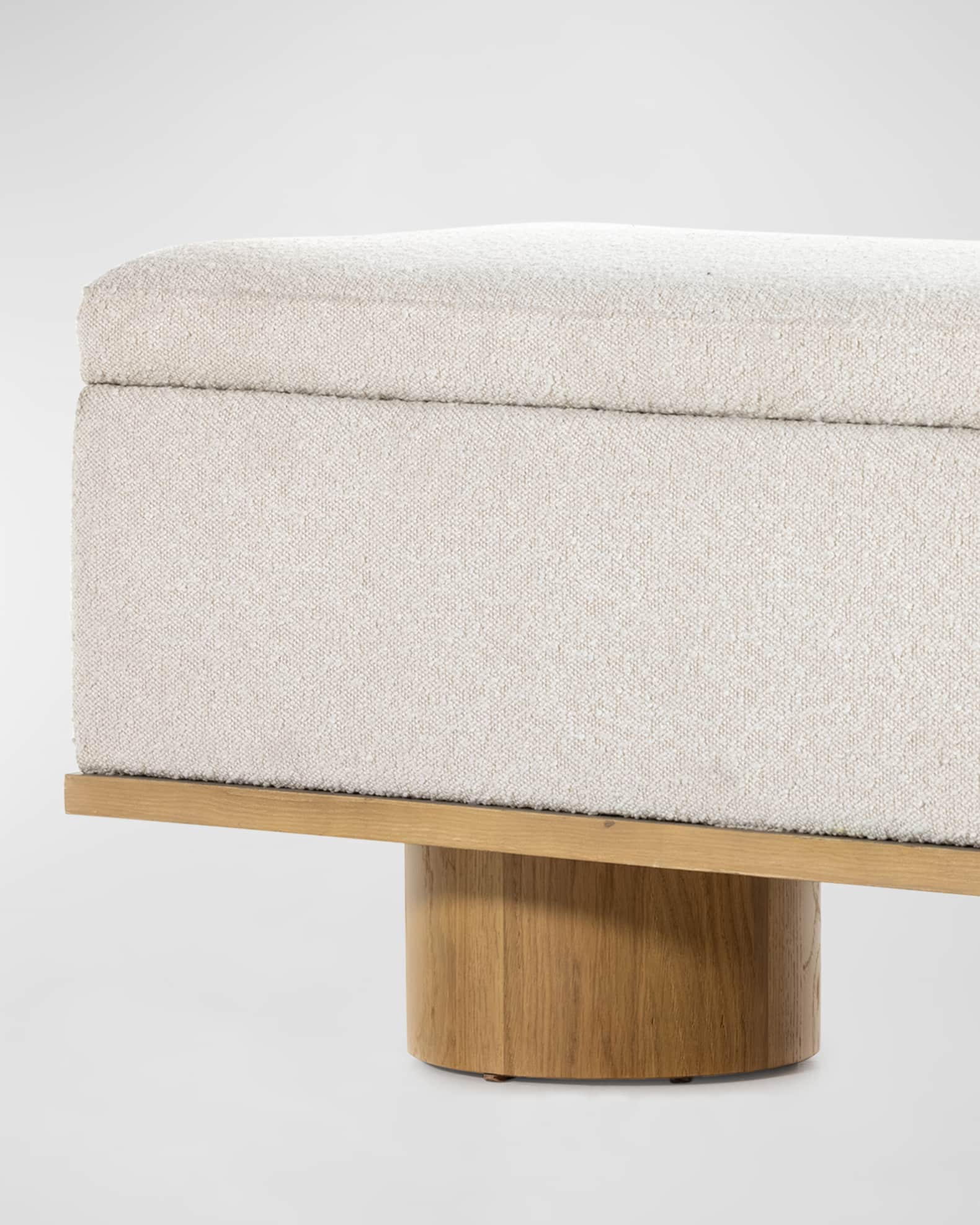 Four Hands Navi Upholstered Boucle Bench | Neiman Marcus