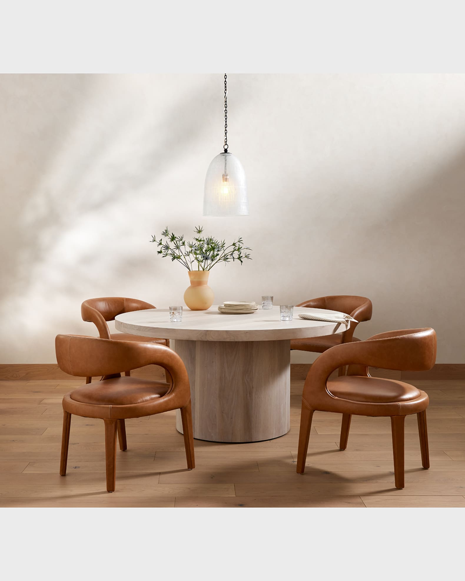 Four Hands Hawkins Leather Dining Chair | Neiman Marcus