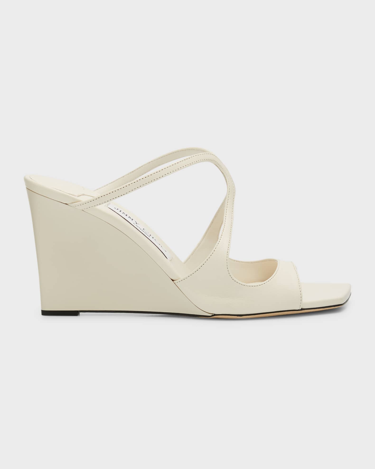 Jimmy Choo Anise Patent Leather Wedge Sandals | Neiman Marcus