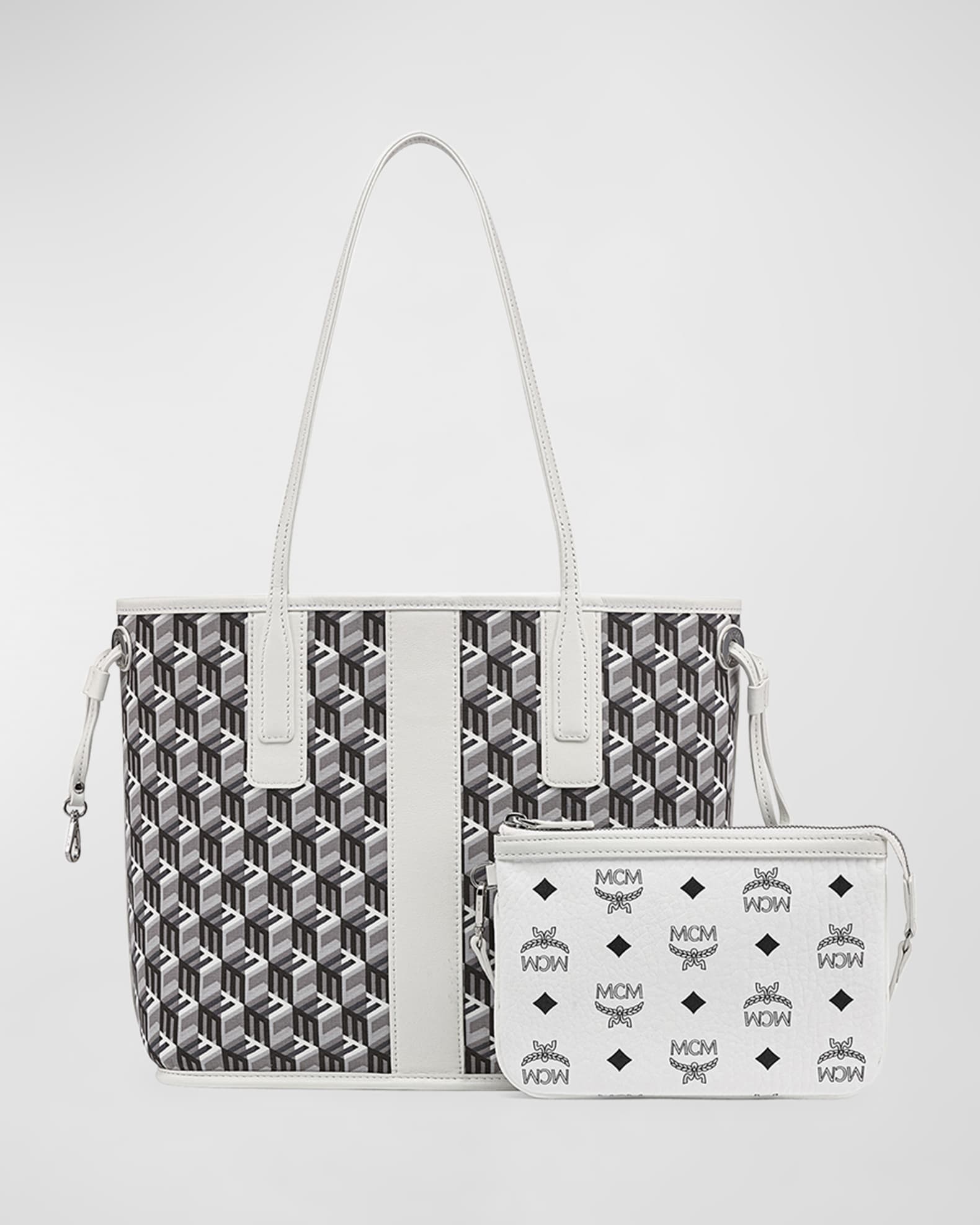 MCM Liz Small Reversible Shopper Tote Bag | Neiman Marcus