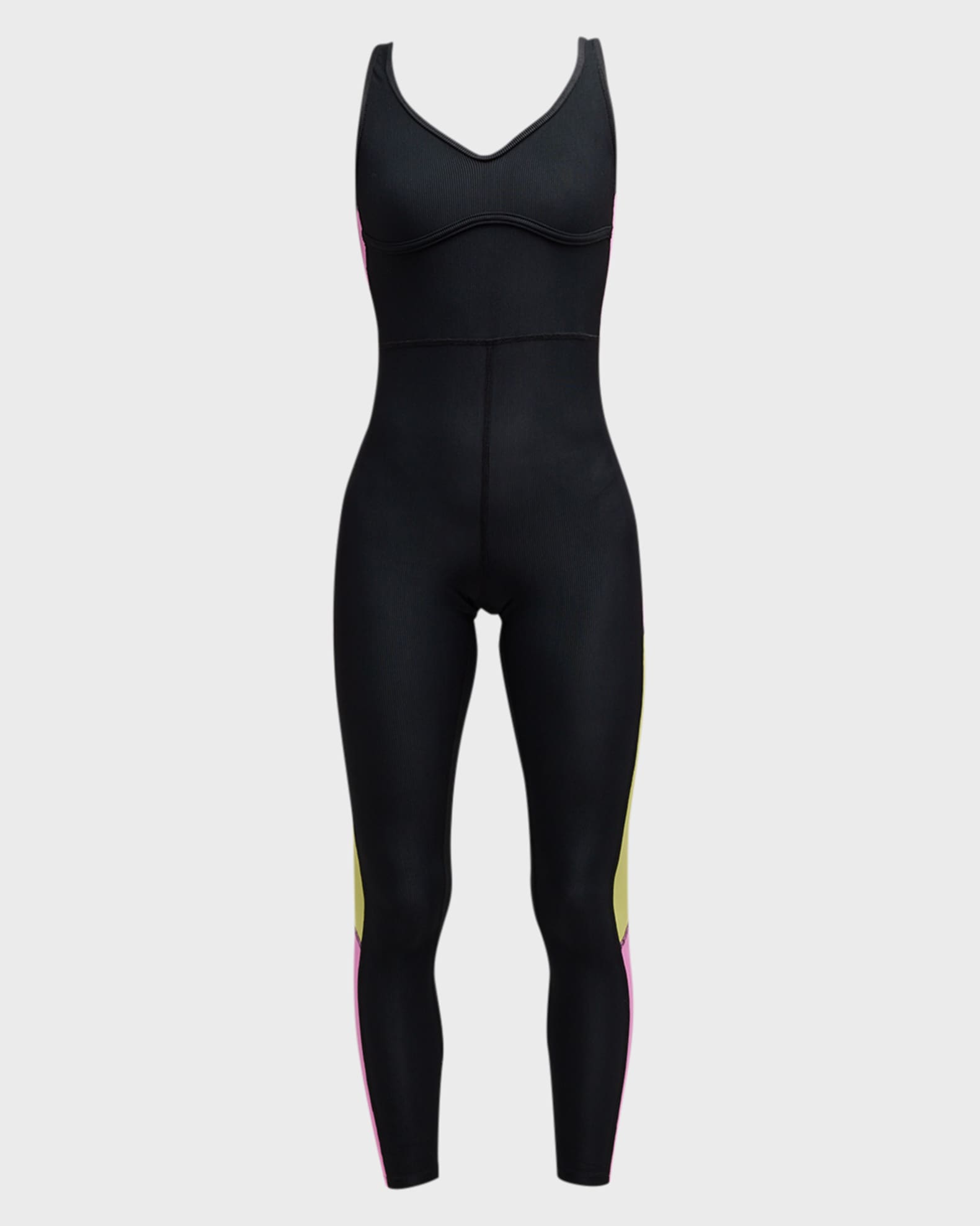 Beach Riot Ada Lemonade Colorblock Catsuit | Neiman Marcus