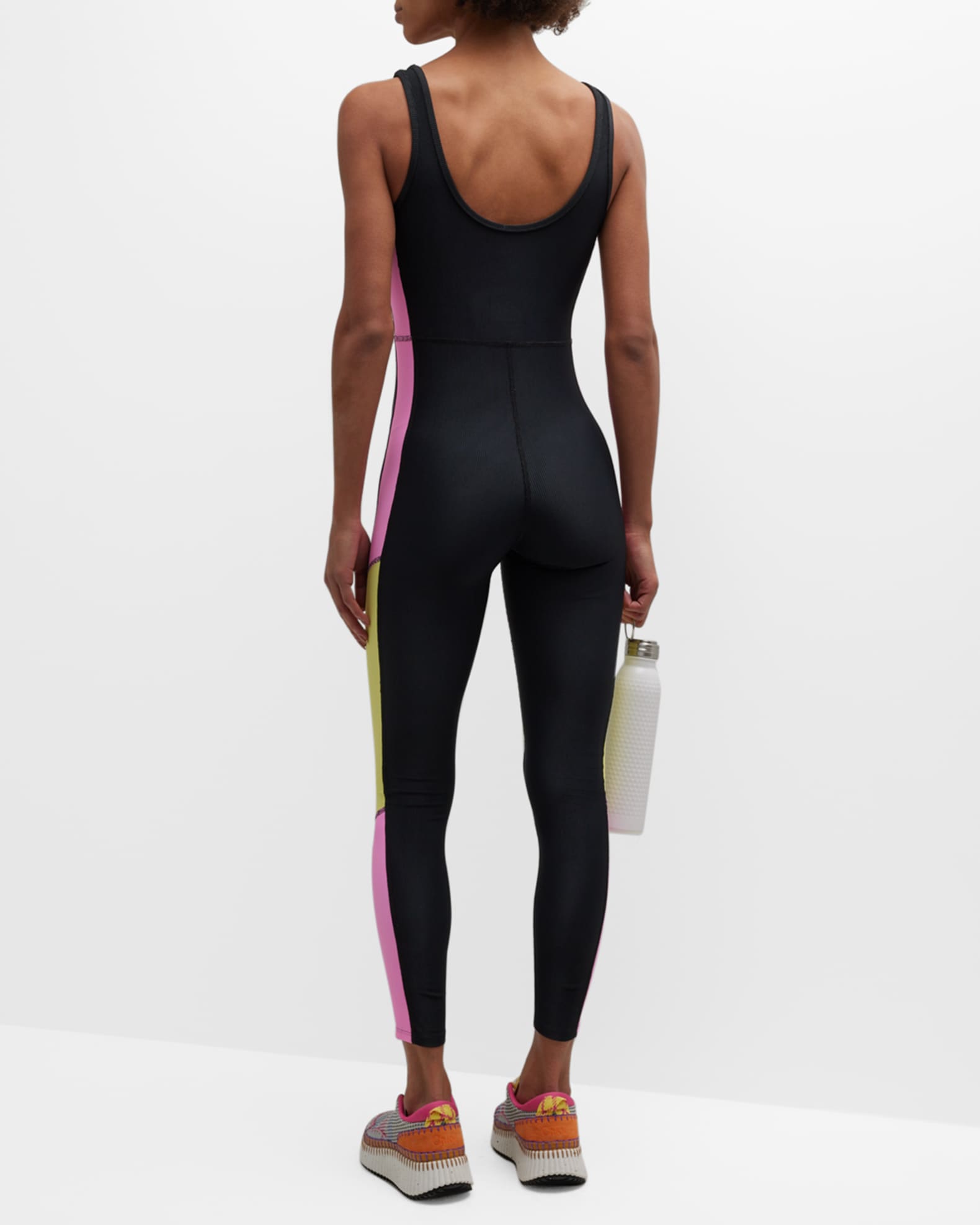 Beach Riot Ada Lemonade Colorblock Catsuit | Neiman Marcus