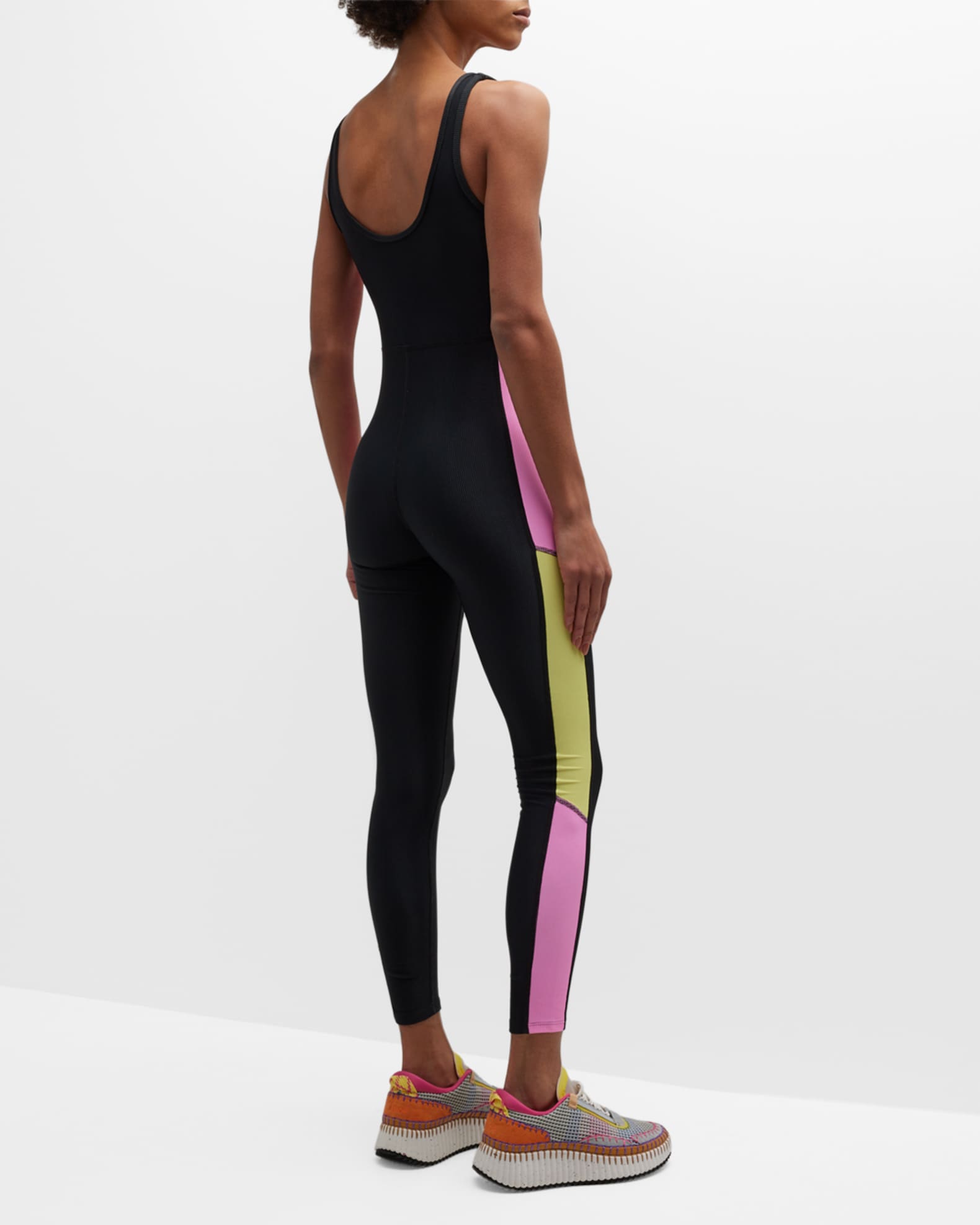 Beach Riot Ada Lemonade Colorblock Catsuit | Neiman Marcus