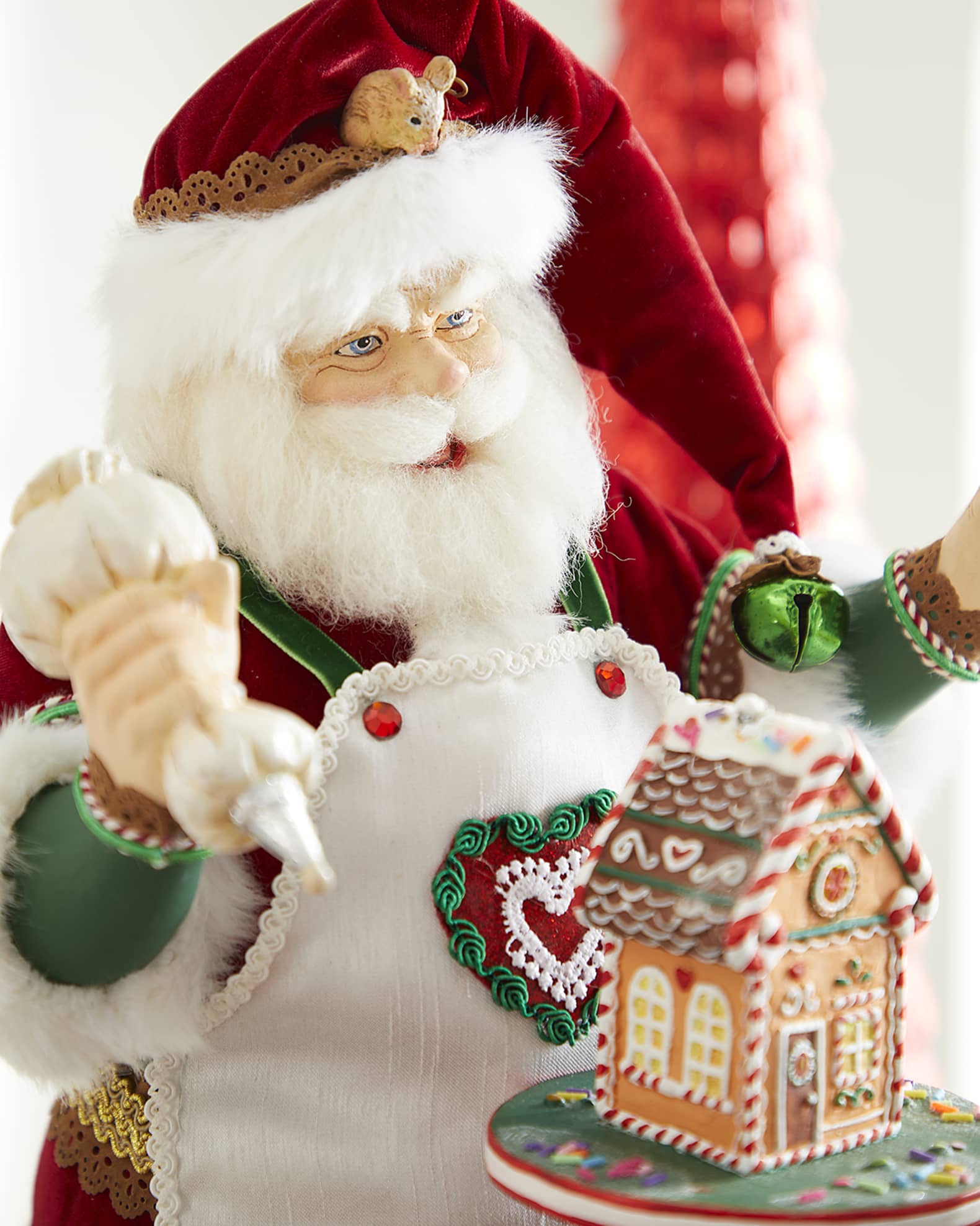 Katherine's Collection Season's Greetings Santa Baking for Christmas ...