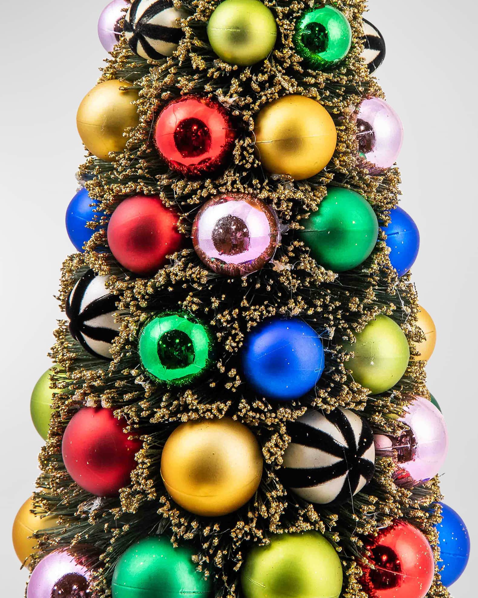 MacKenzie-Childs Granny Kitsch Large Bottle Brush Christmas Tree ...