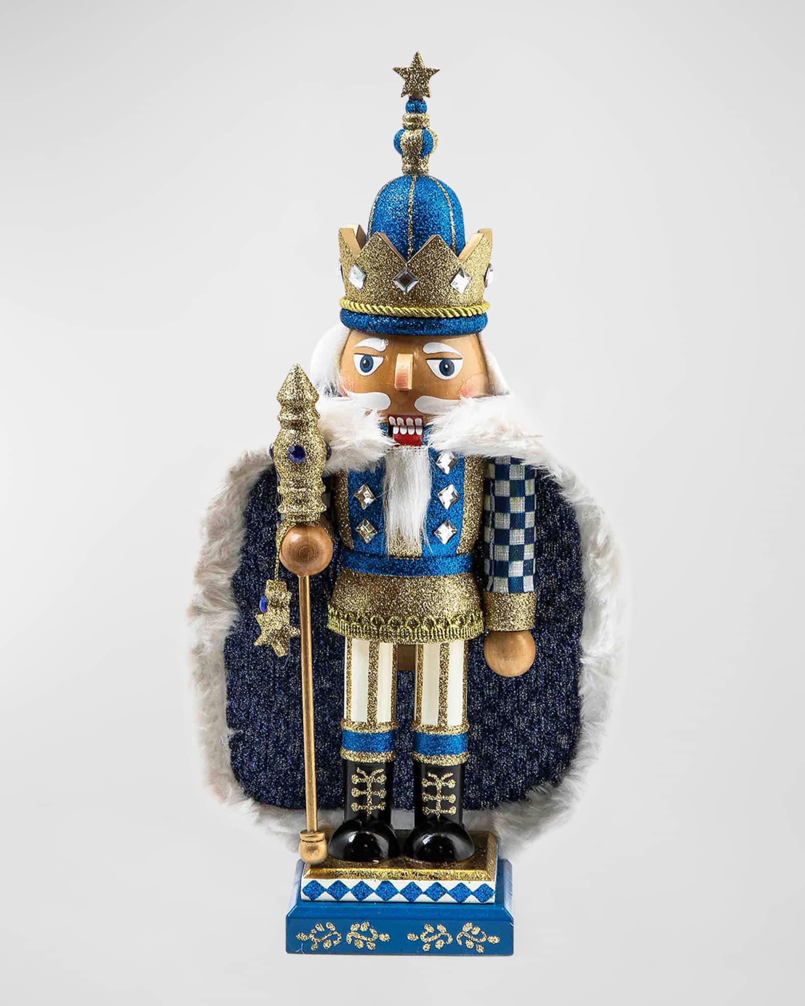 MacKenzie-Childs Starry Night Nutcracker | Neiman Marcus
