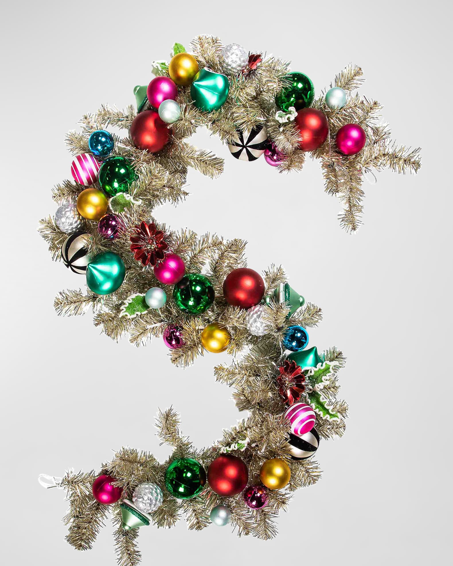 MacKenzie-Childs Granny Kitsch Illuminated Garland, 3' | Neiman Marcus