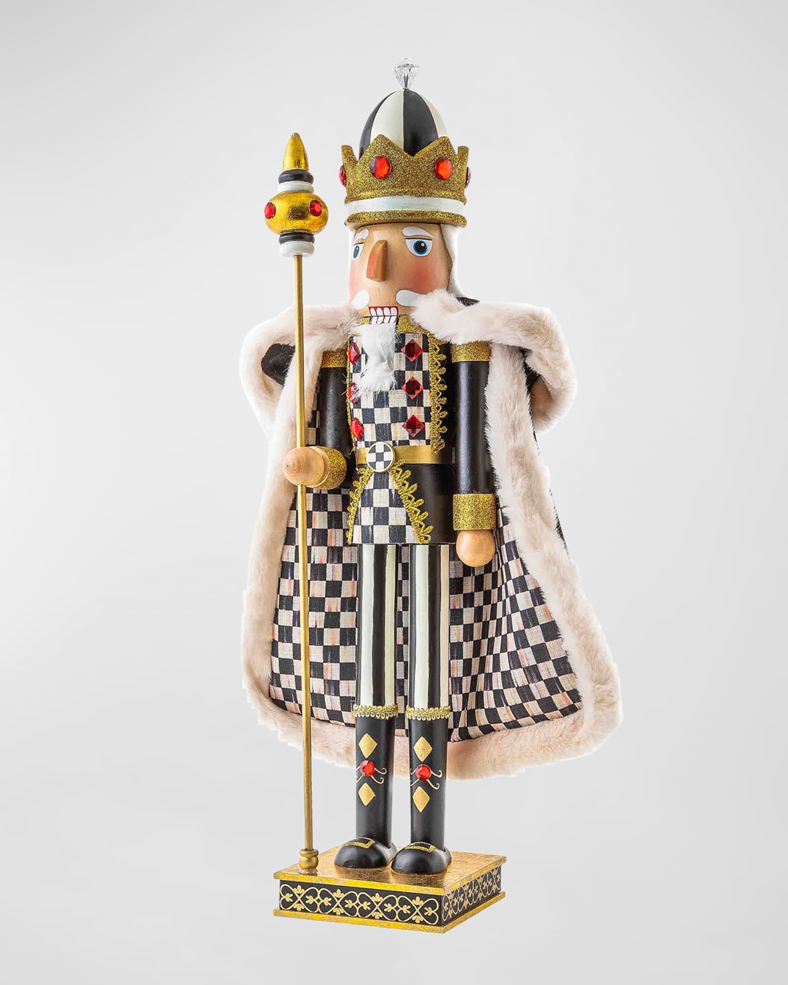 MacKenzie-Childs Courtly Nutcracker King Christmas Decoration | Neiman Marcus