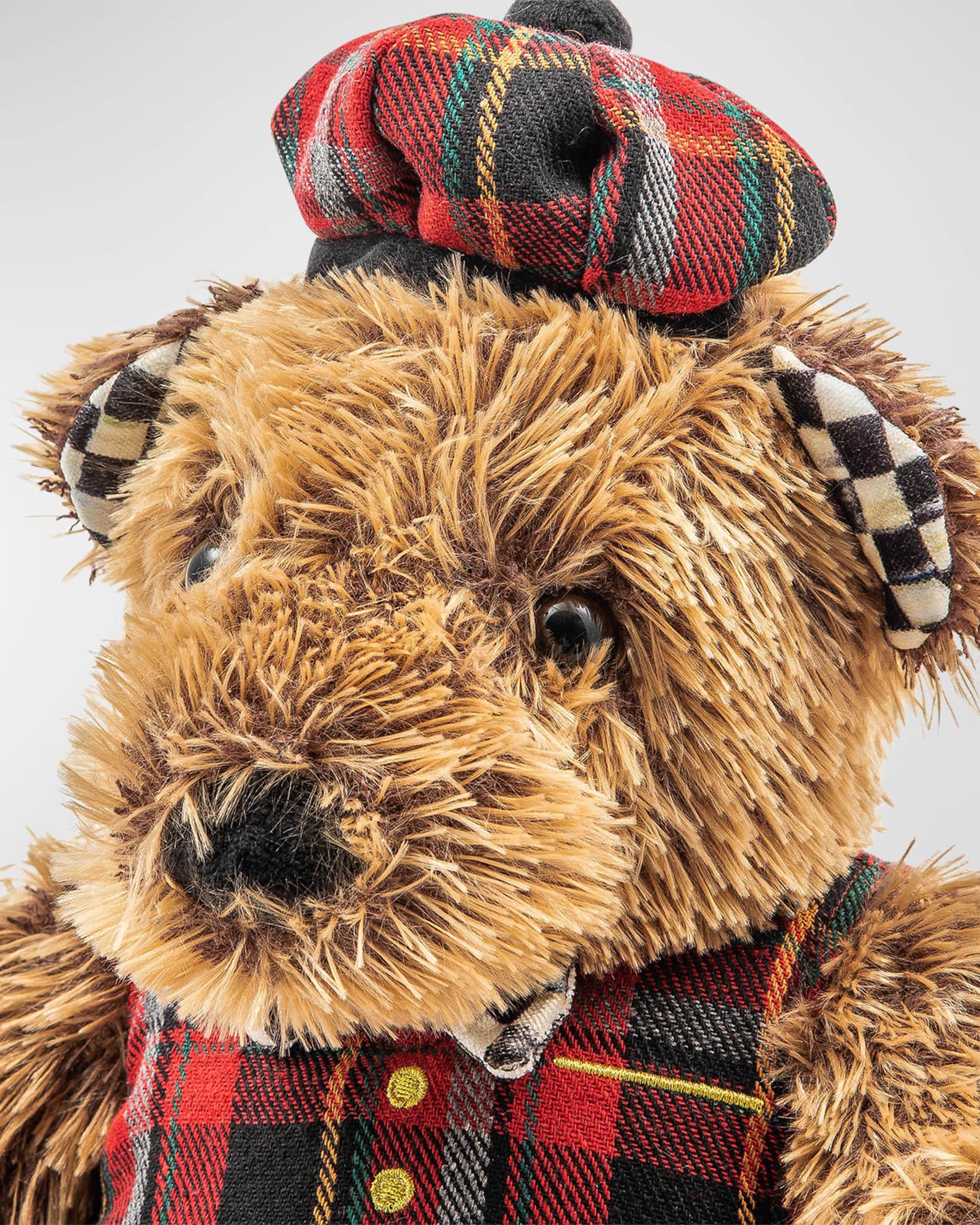 MacKenzie-Childs Tartastic Mac the Bear Stuffed Teddy Bear | Neiman Marcus