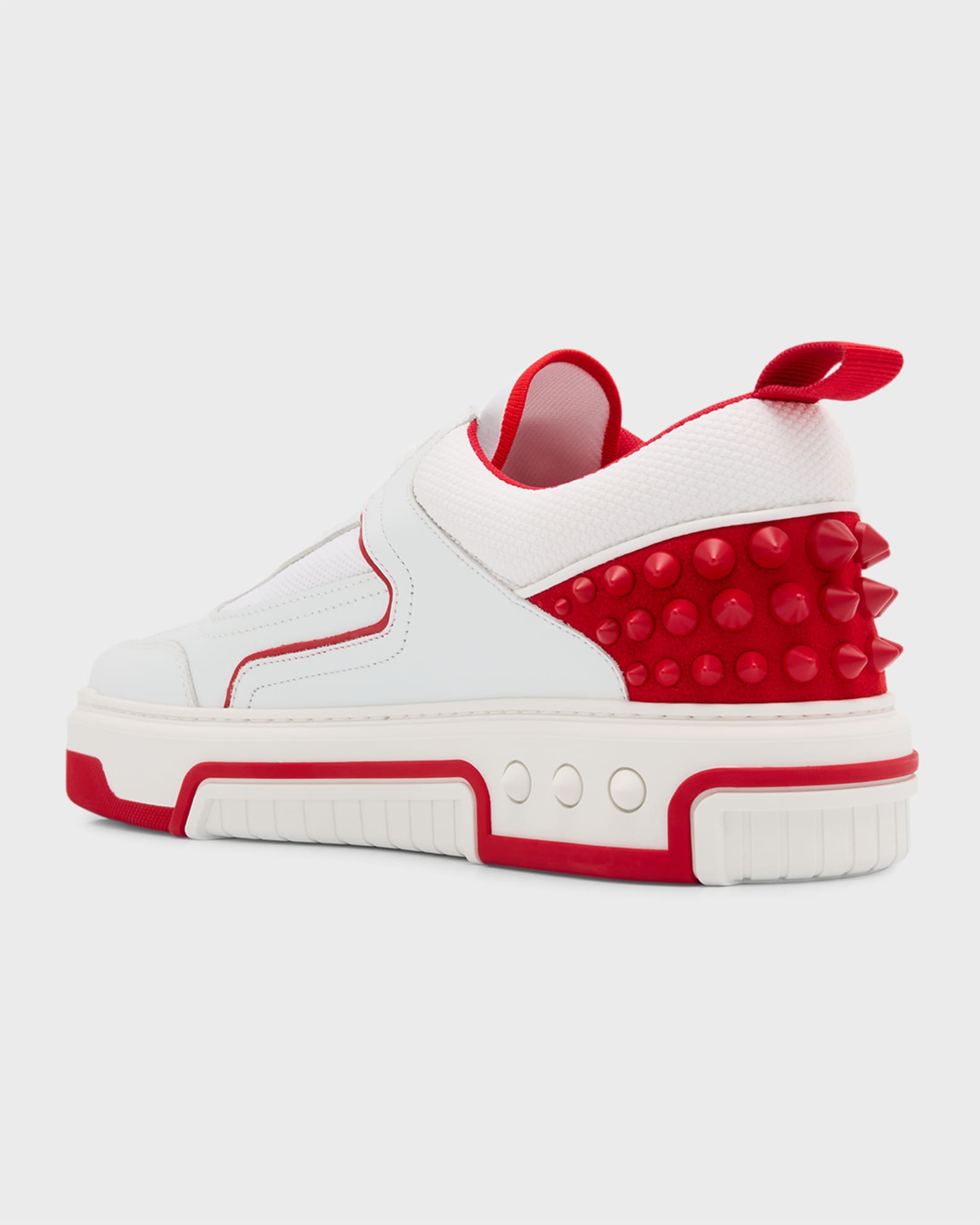 Christian Louboutin Men's Astroloubi Mesh and Leather Low-Top Sneakers ...