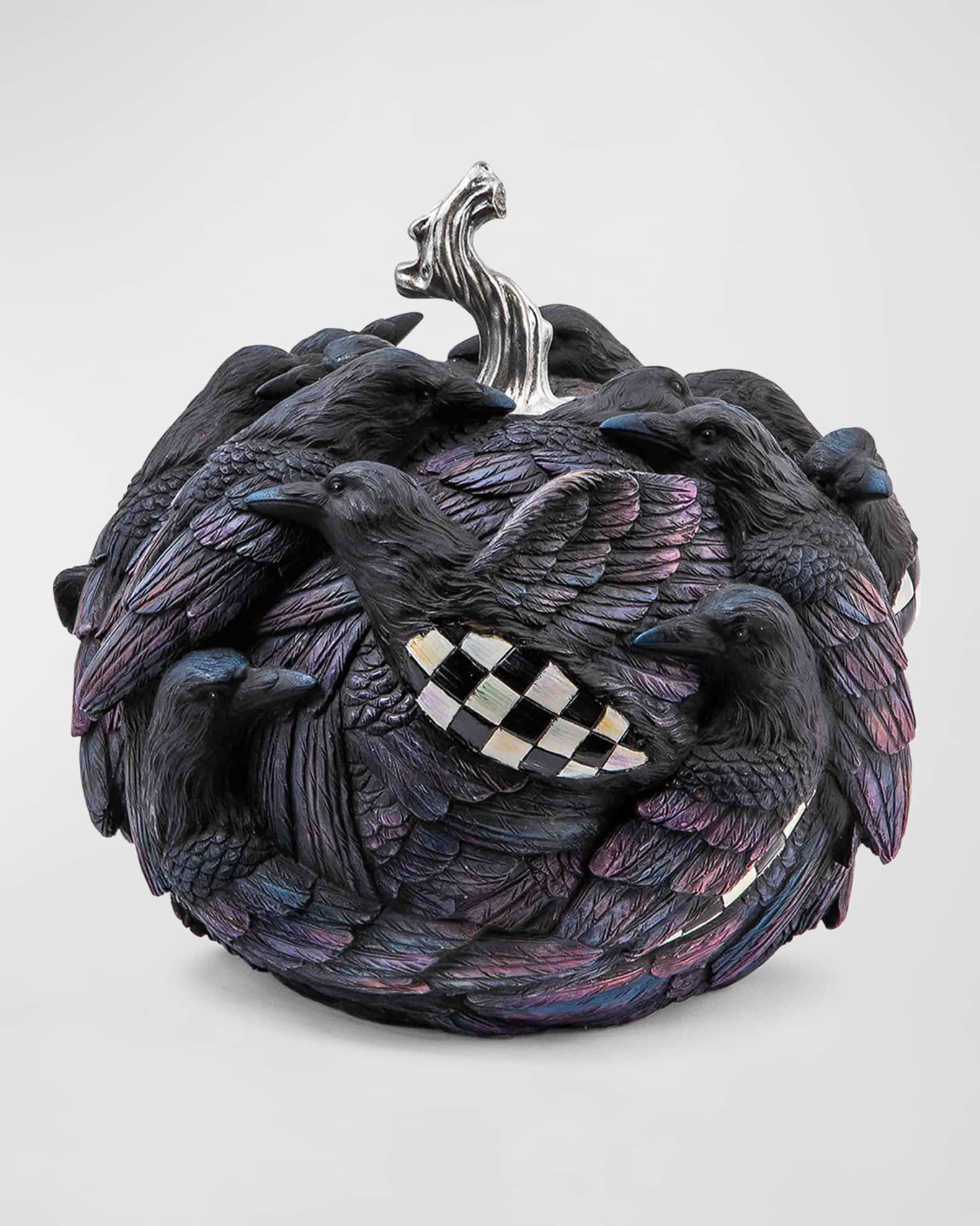 MacKenzie-Childs Spellbound Raven Pumpkin | Neiman Marcus