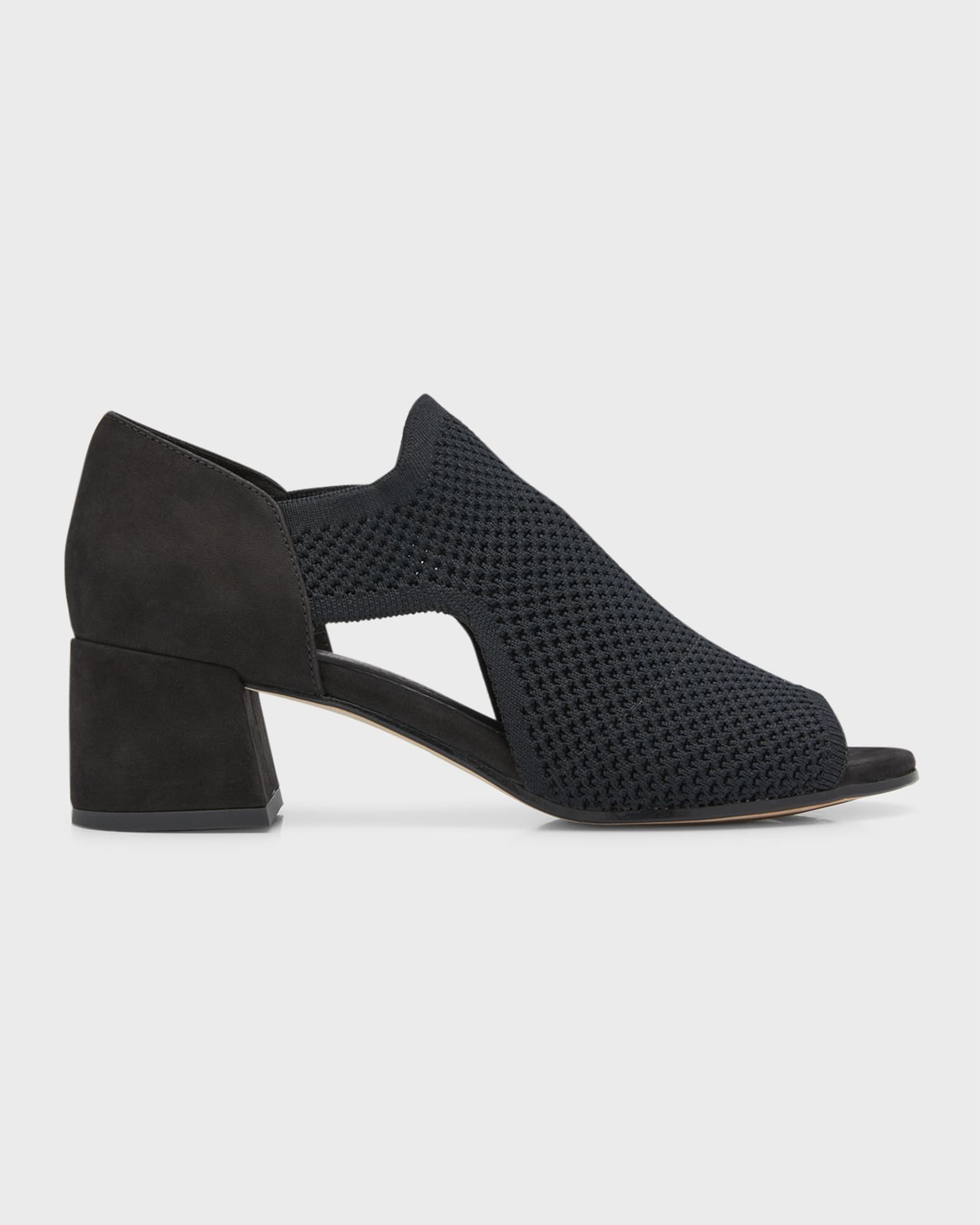 Eileen Fisher Ferris Knit Block-Heel Sandals | Neiman Marcus