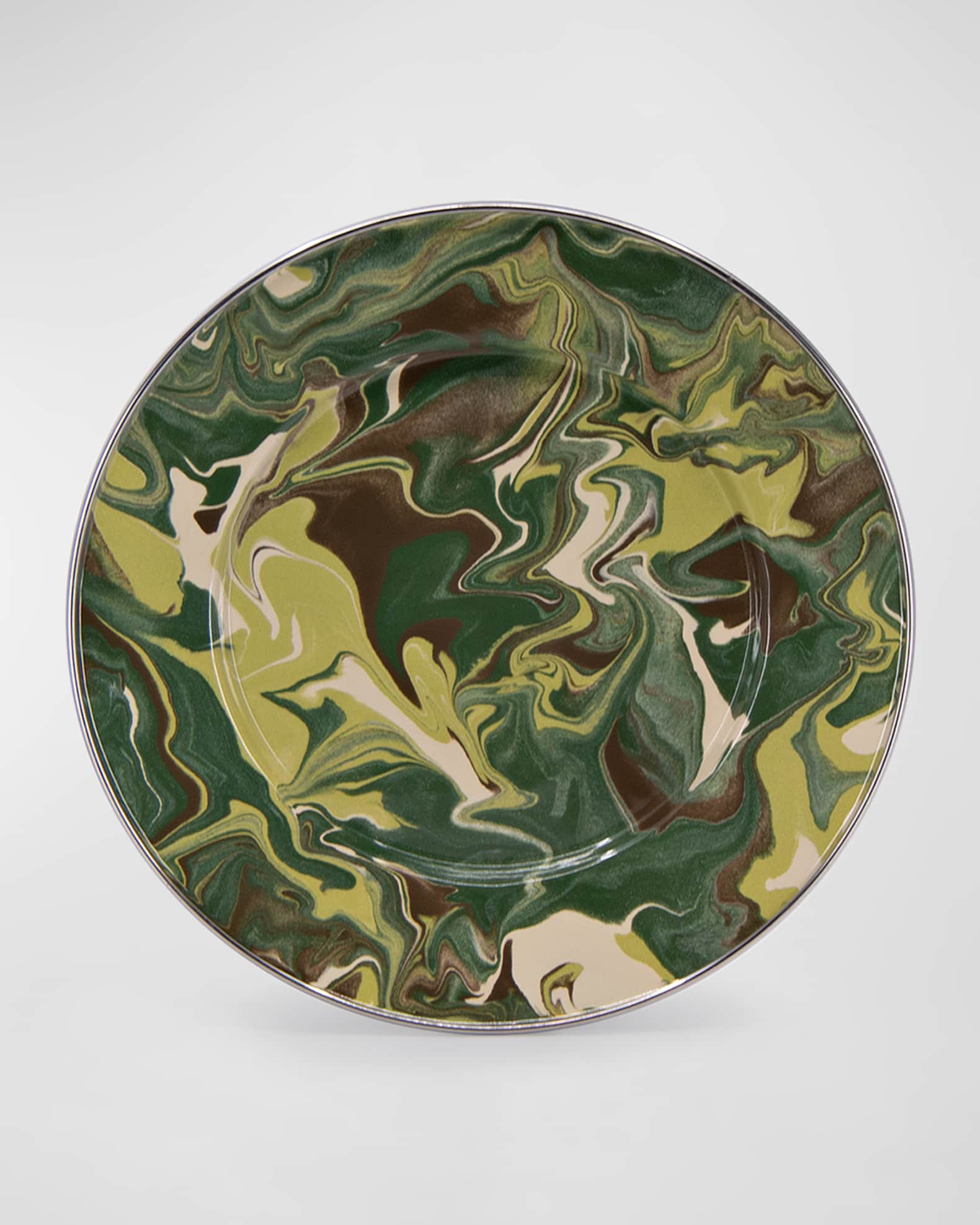 Golden Rabbit Camouflage Marbled Sandwich Plates, Set of 4 | Neiman Marcus
