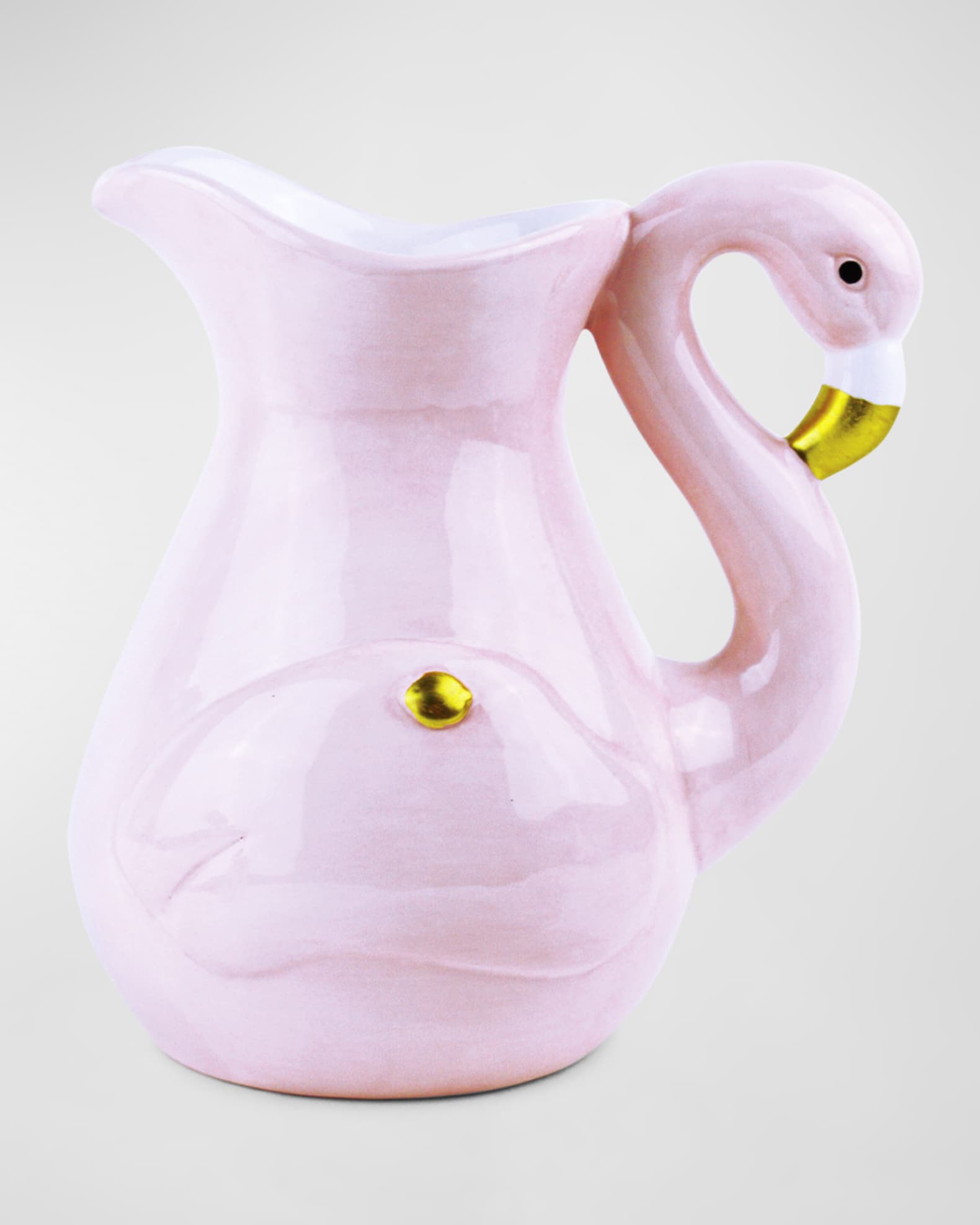 8 Oak Lane Flamingo Pitcher | Neiman Marcus