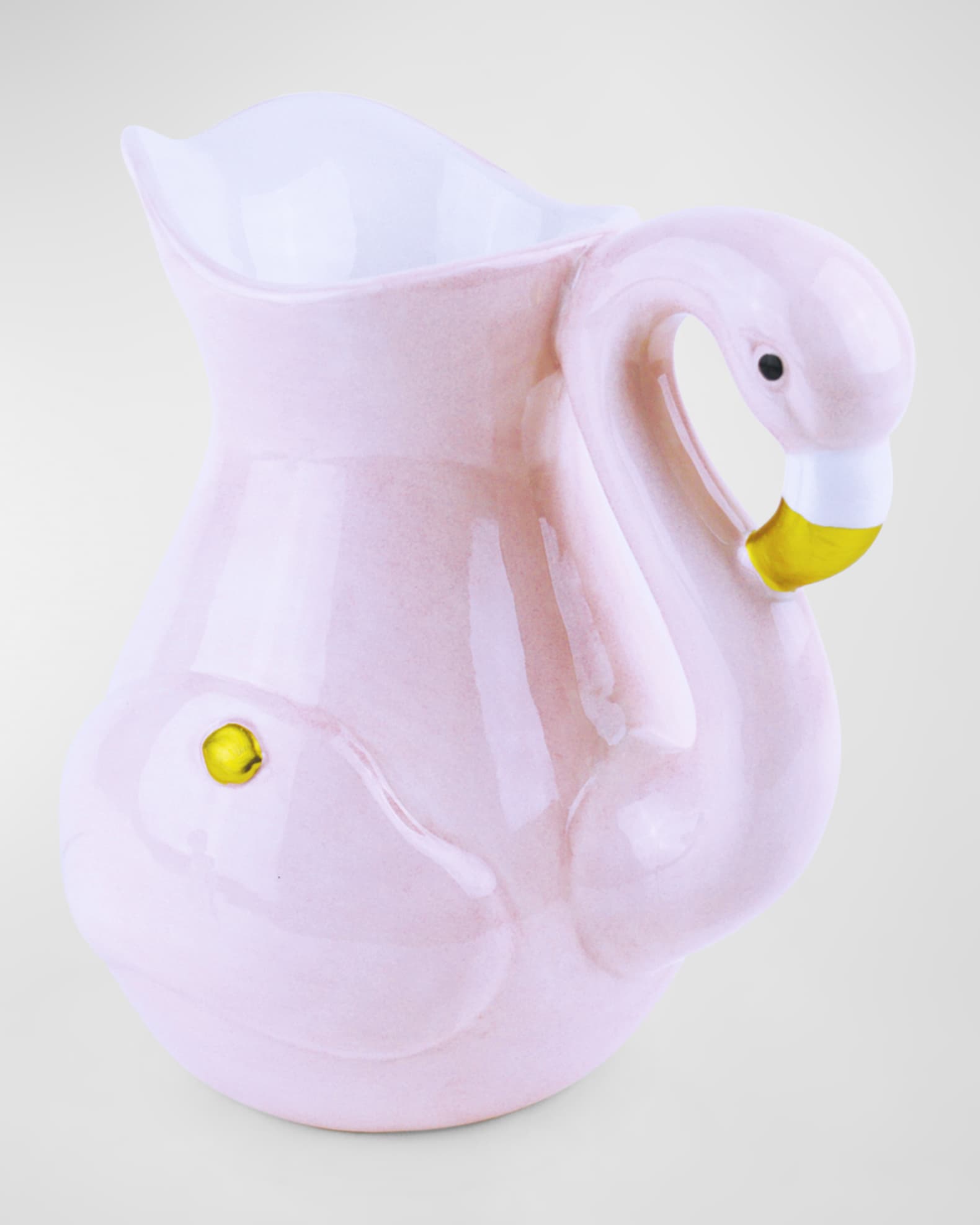 8 Oak Lane Flamingo Pitcher | Neiman Marcus