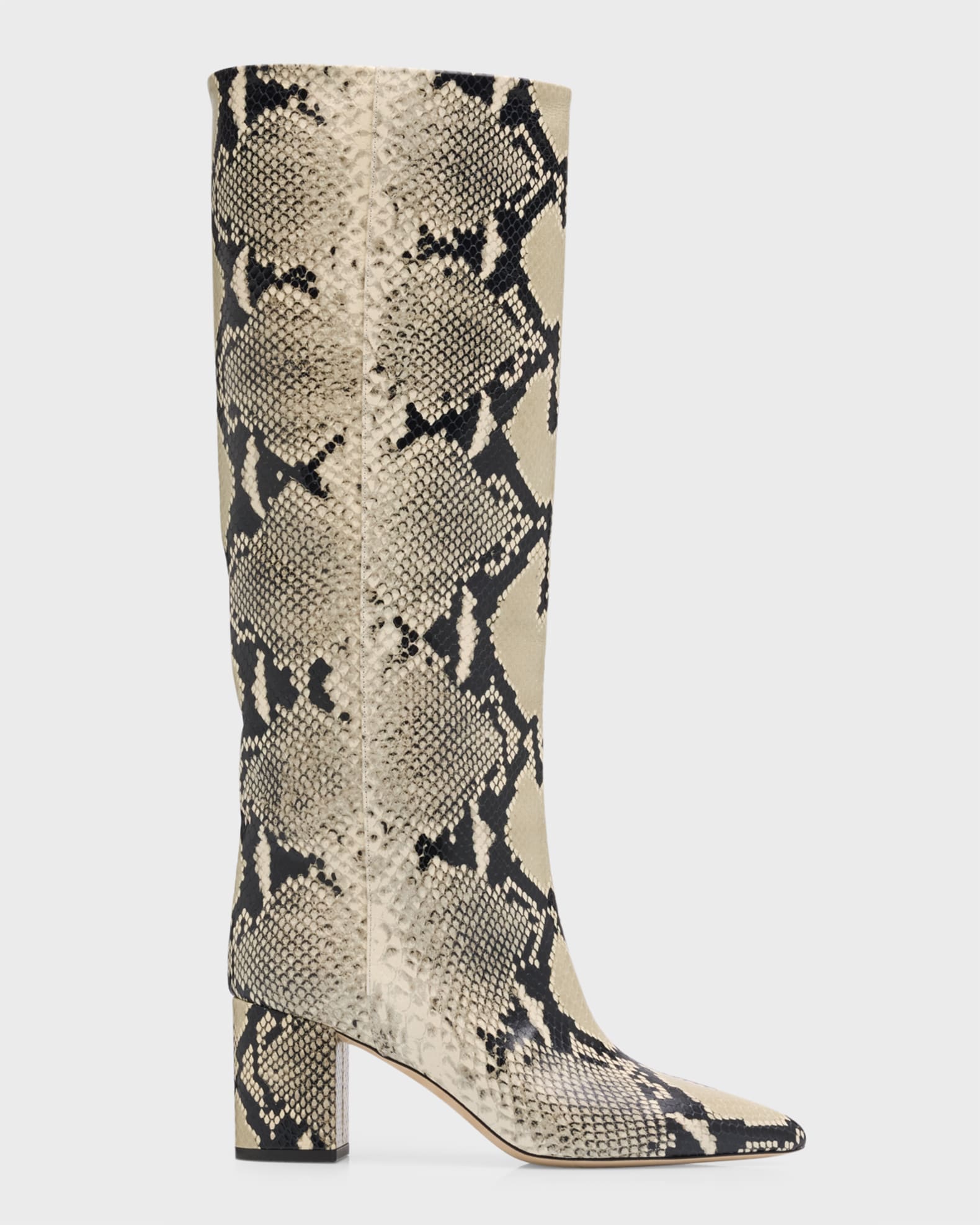 Paris Texas Anja Stretch Leather Knee Boots | Neiman Marcus