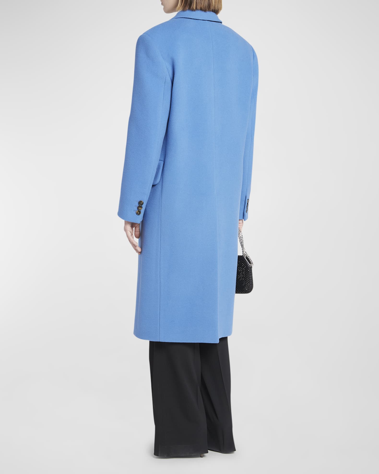 Stella McCartney Structured Wool Top Coat | Neiman Marcus