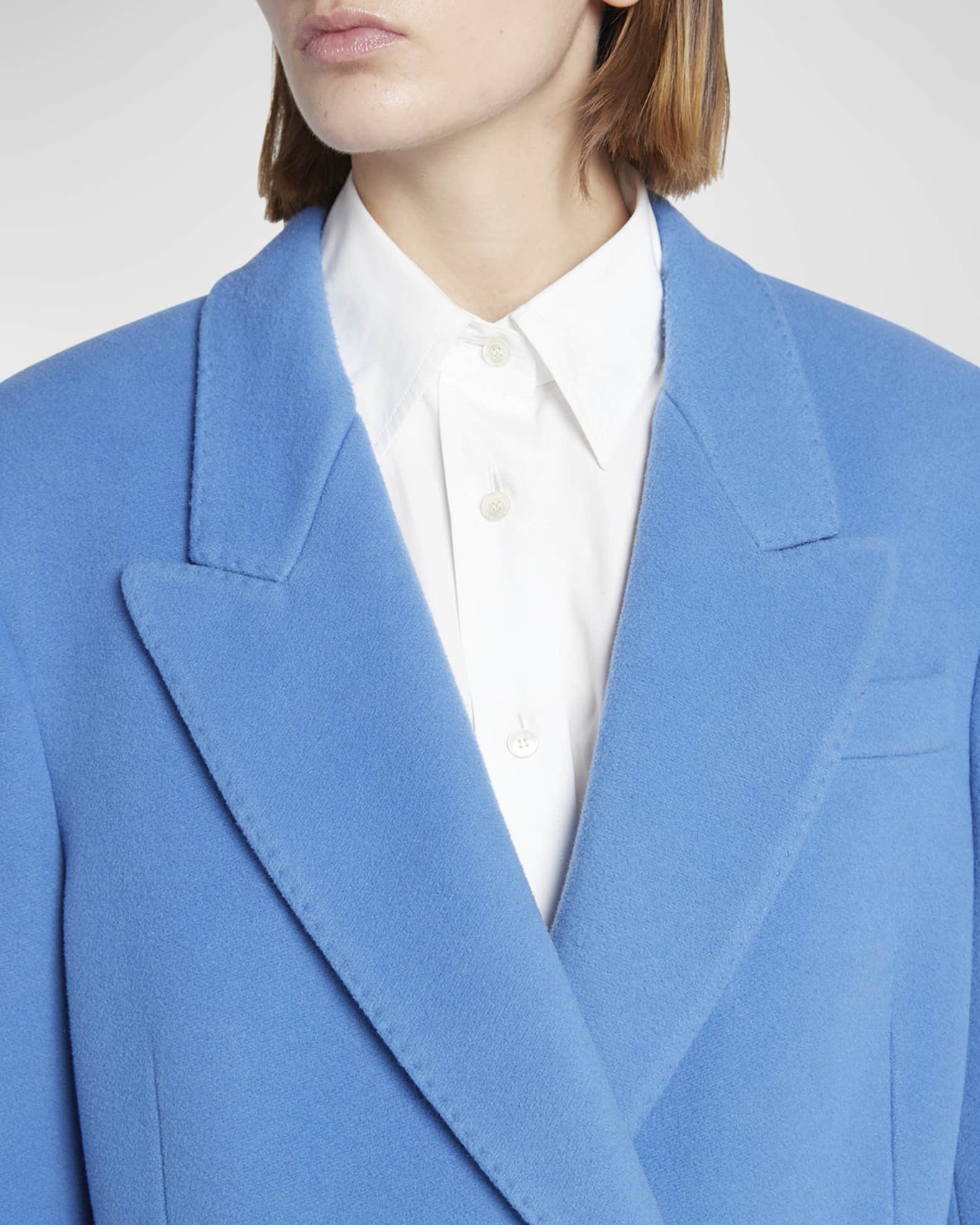 Stella McCartney Structured Wool Top Coat | Neiman Marcus