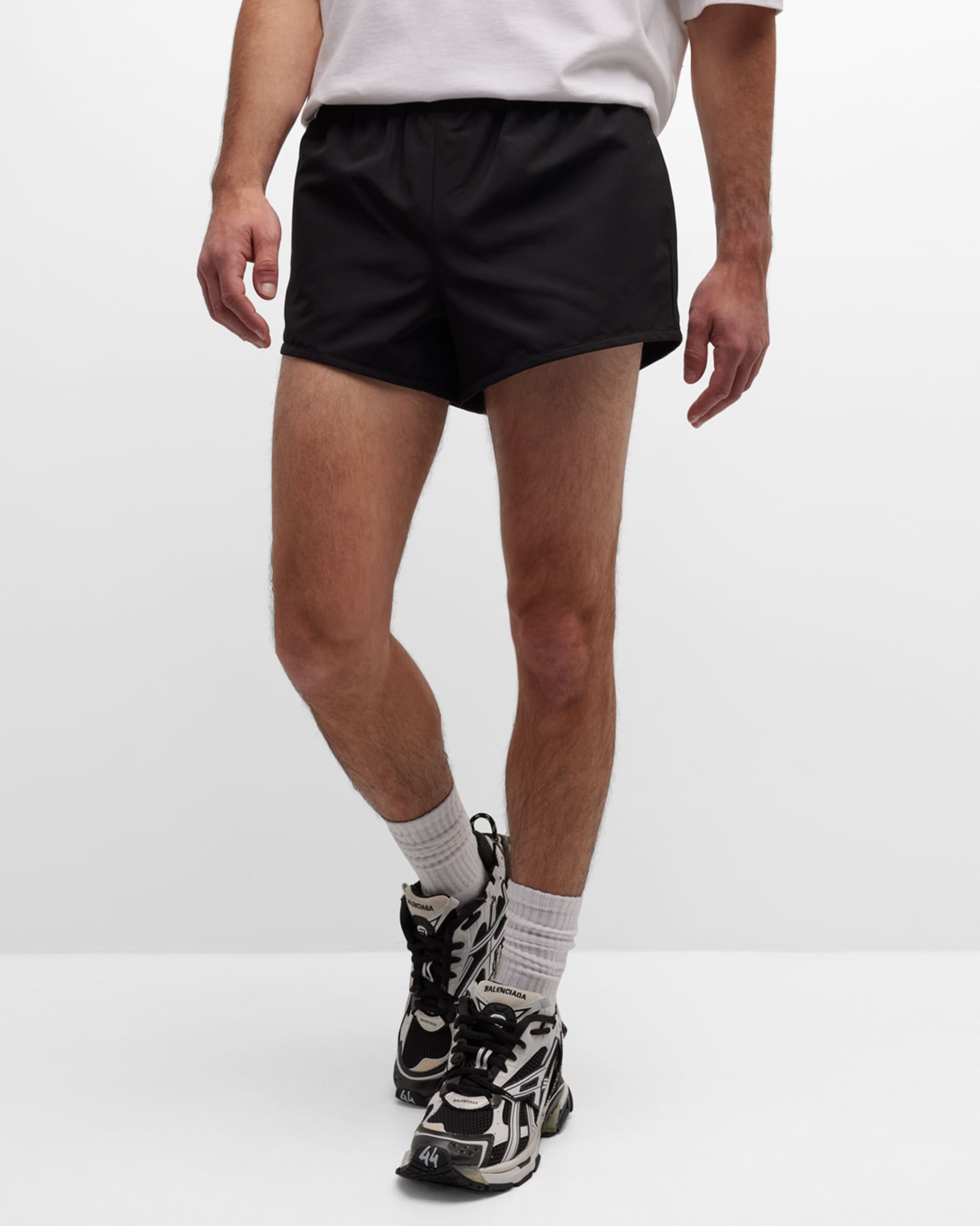 Balenciaga Men's Running Shorts | Neiman Marcus